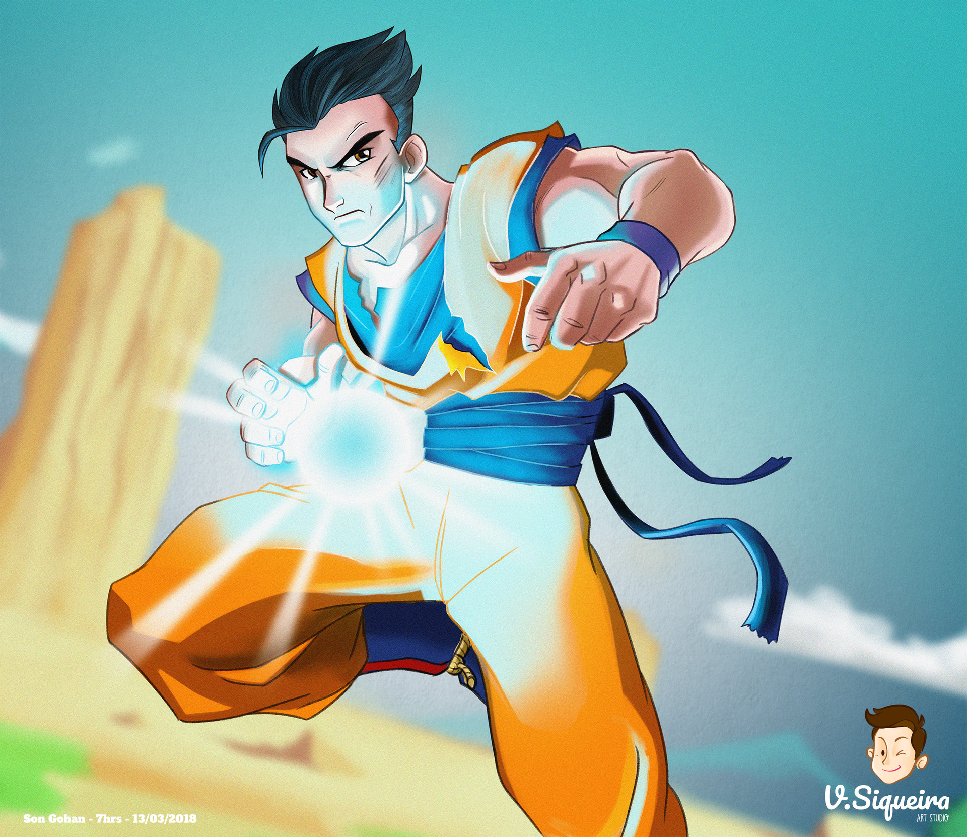 ArtStation - Gohan - Energy Ball