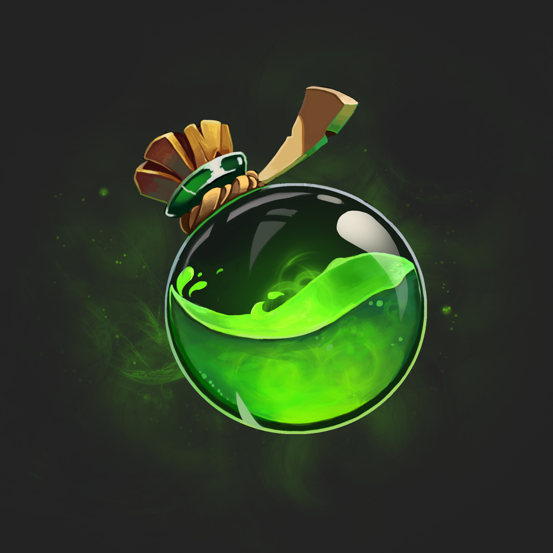 Alex Edwards - Orange & Green Potion