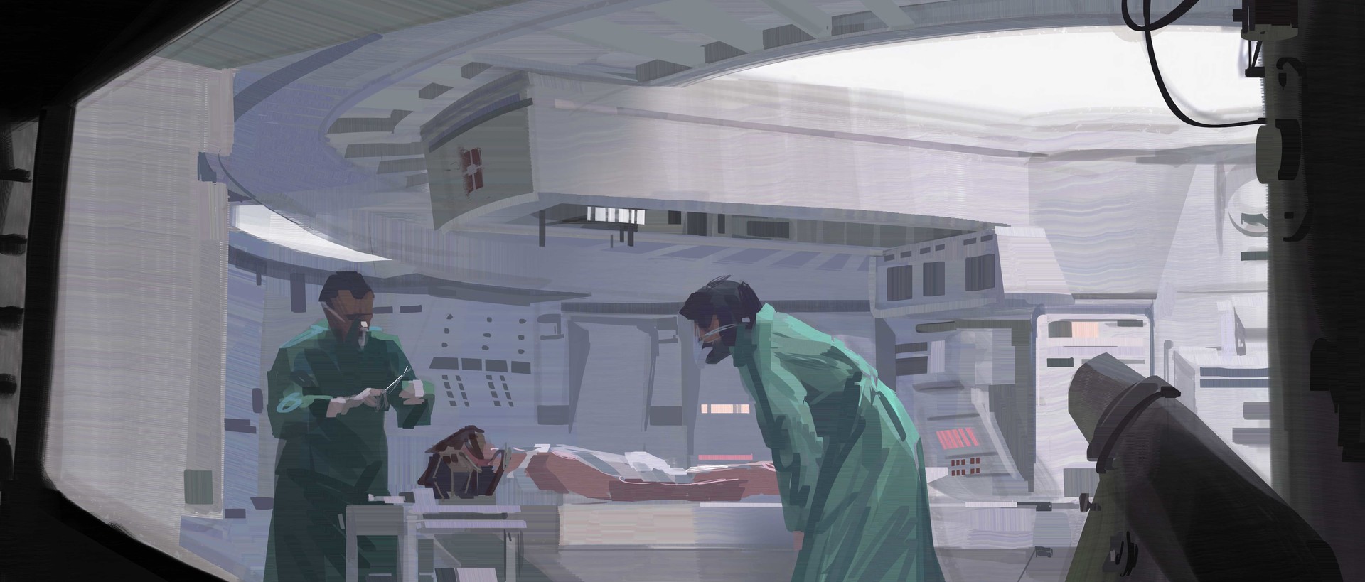 ArtStation - Alien 1 Nostromo Interior (Study), Paul Christopher