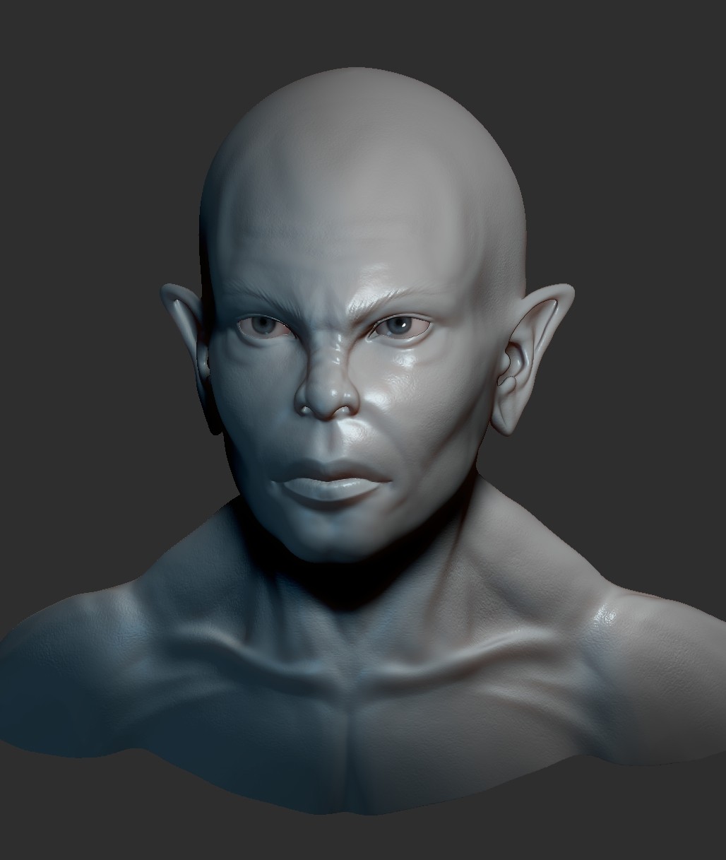 ArtStation - Alien Head study