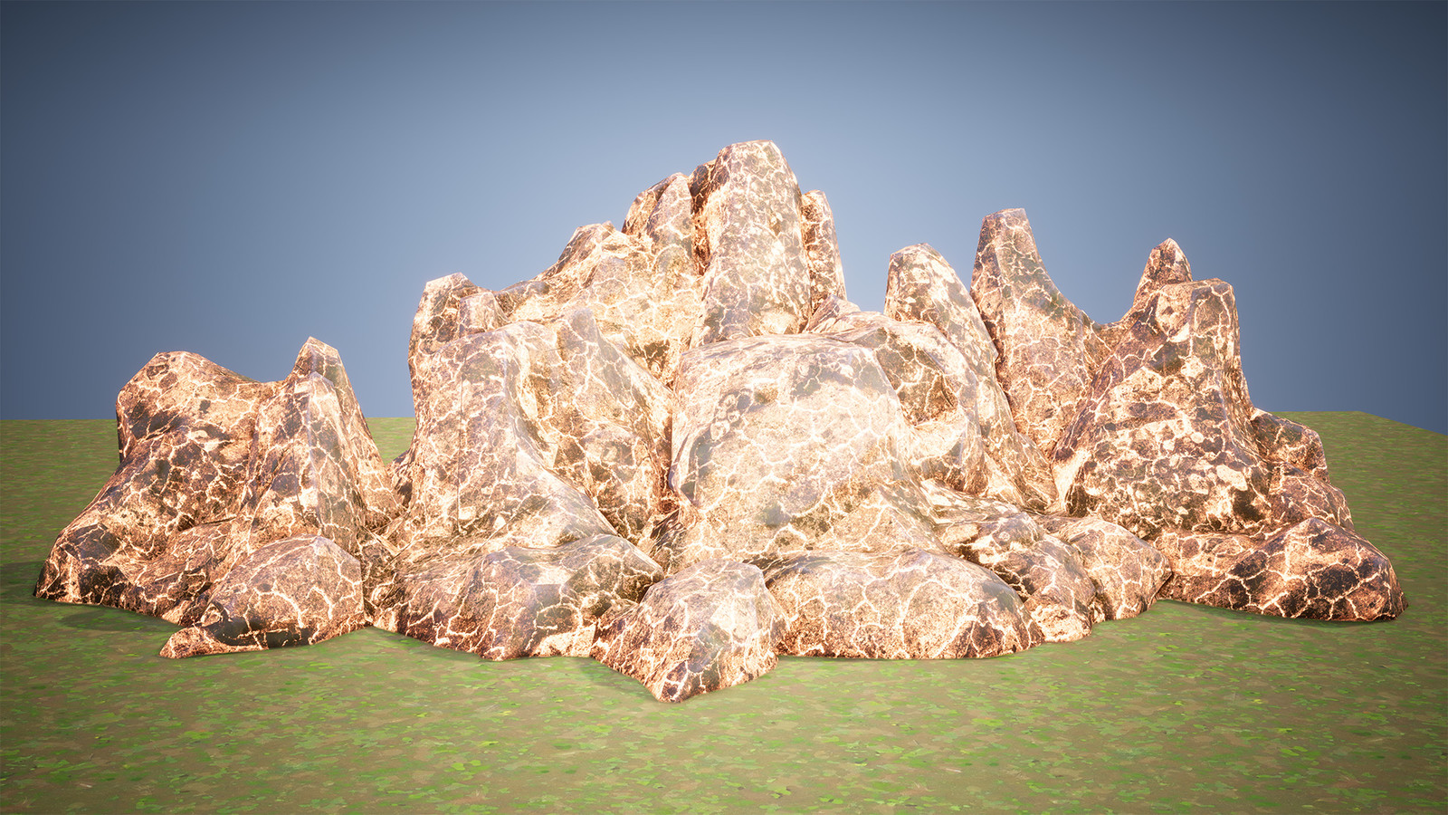 GroomTD/LookDev - Andrew Krivulya - Stylized Rock for UE4 with ...