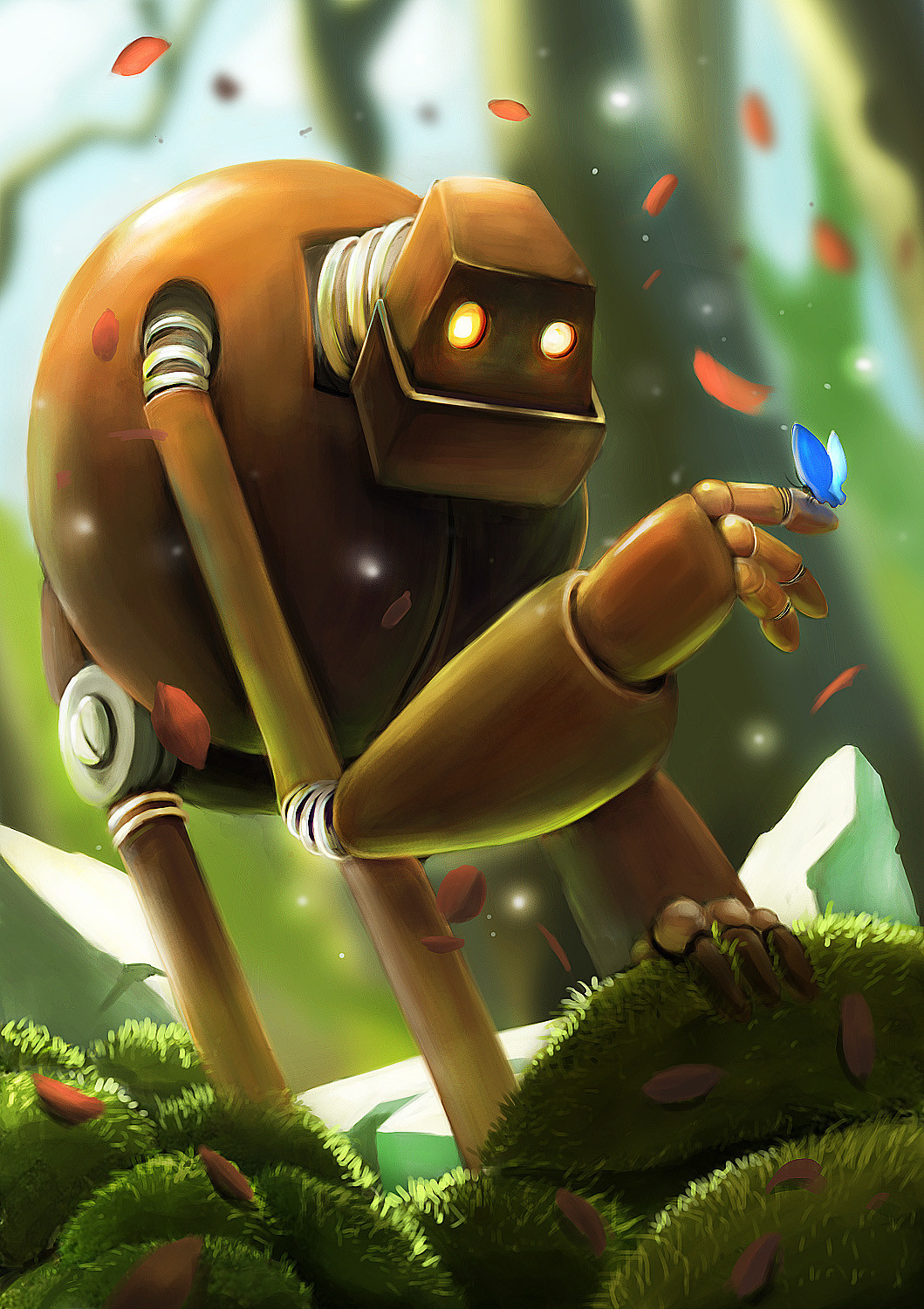 ArtStation - The Lonely Robot Series