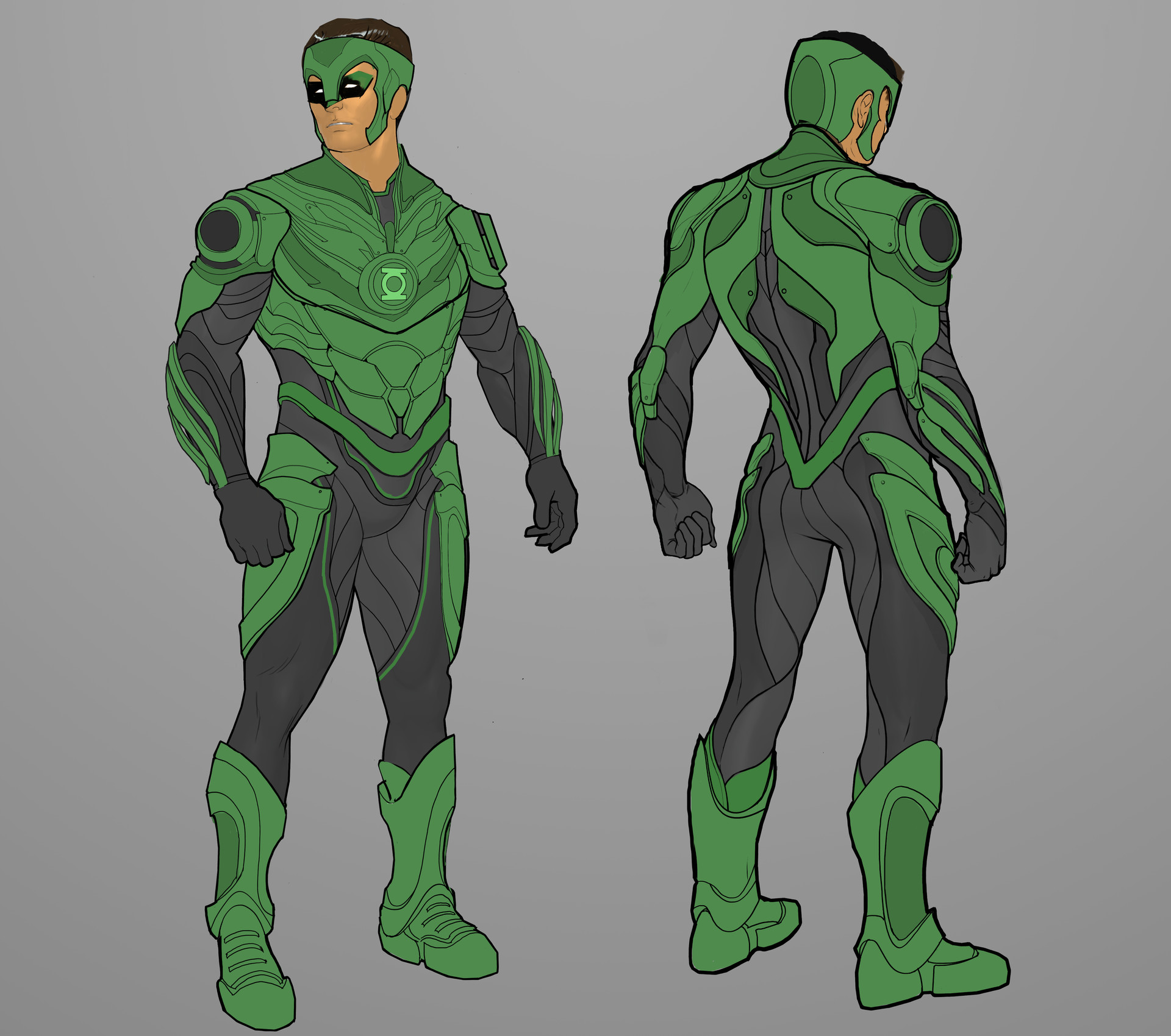 Green Lantern Injustice Concept Art