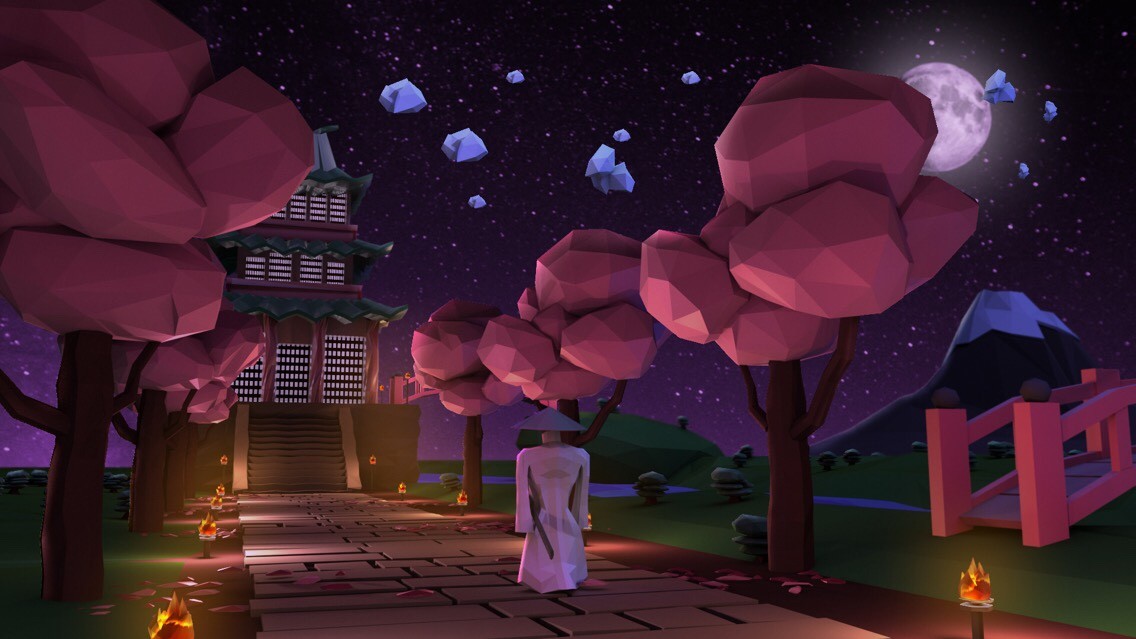 ArtStation - Japanese Temple - Low Poly