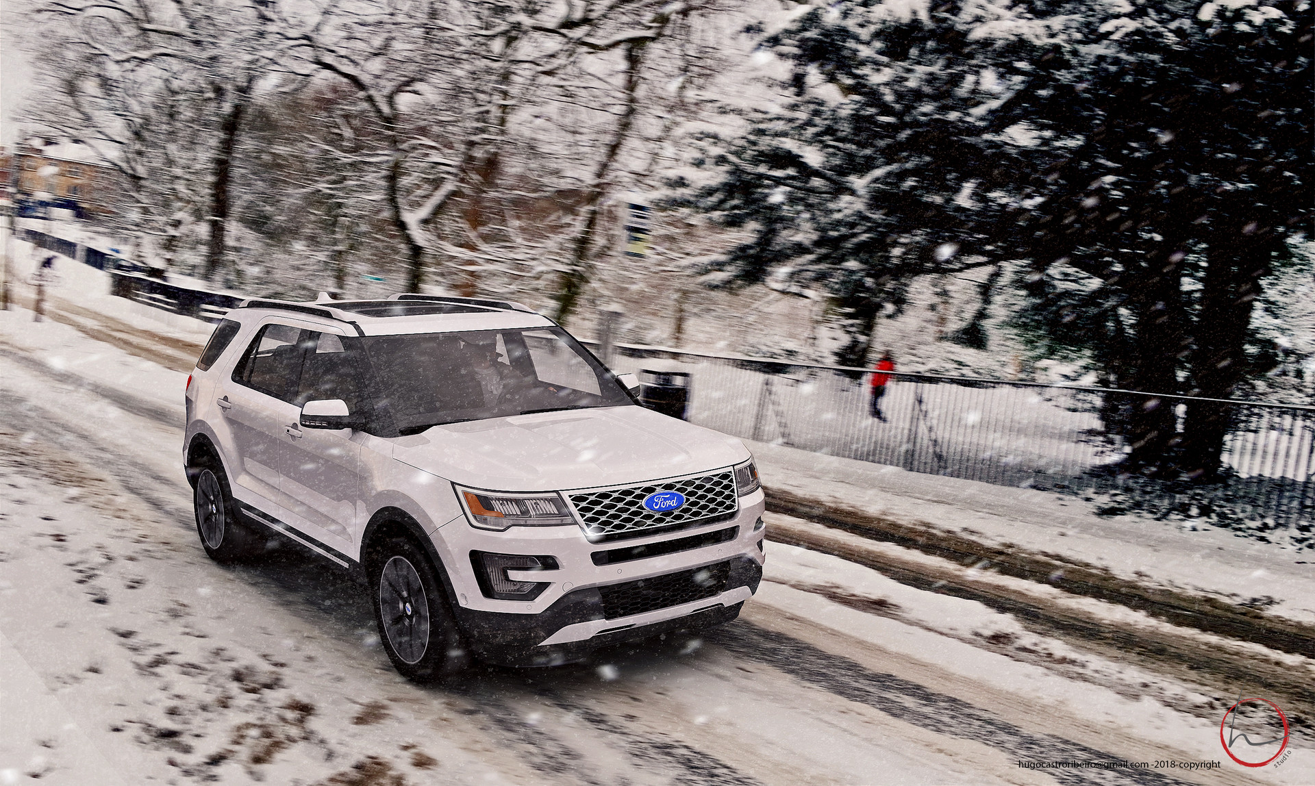 ArtStation - 2016 Ford Explorer