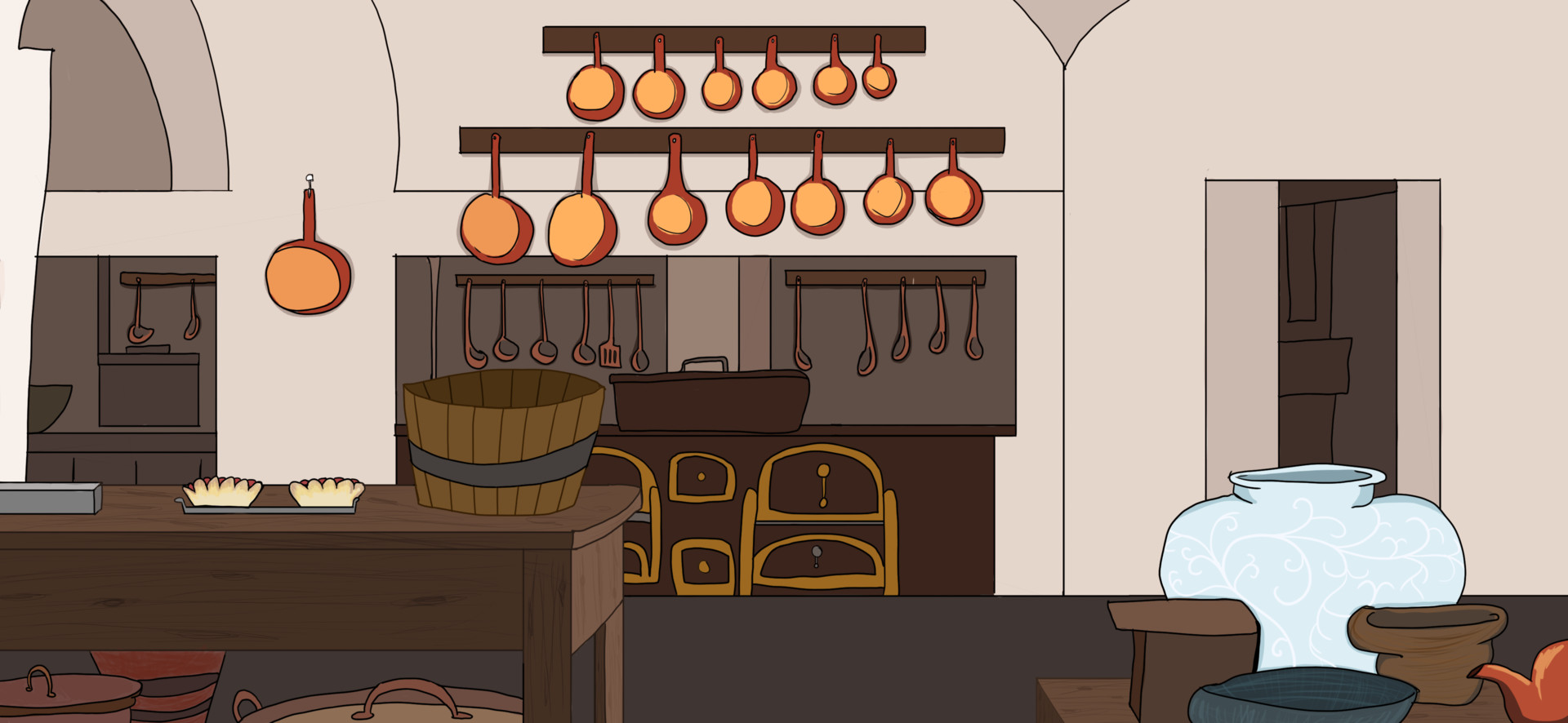 ArtStation - Castle Kitchen