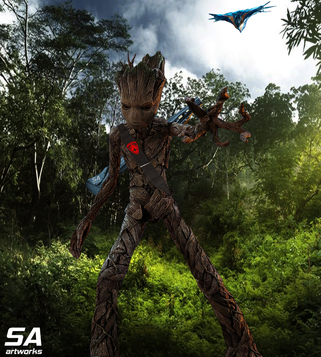 ArtStation - Groot in the Forest