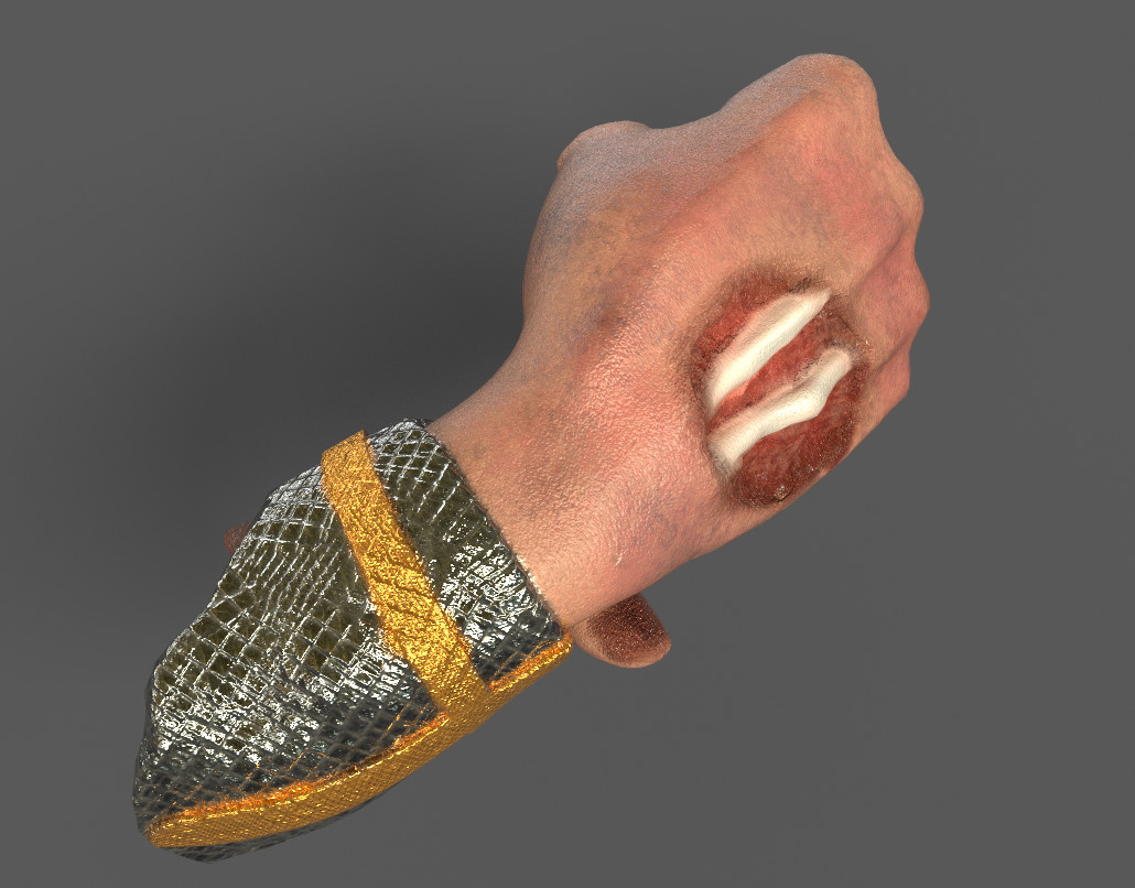 ArtStation - The Hand That Destroys Can Defend