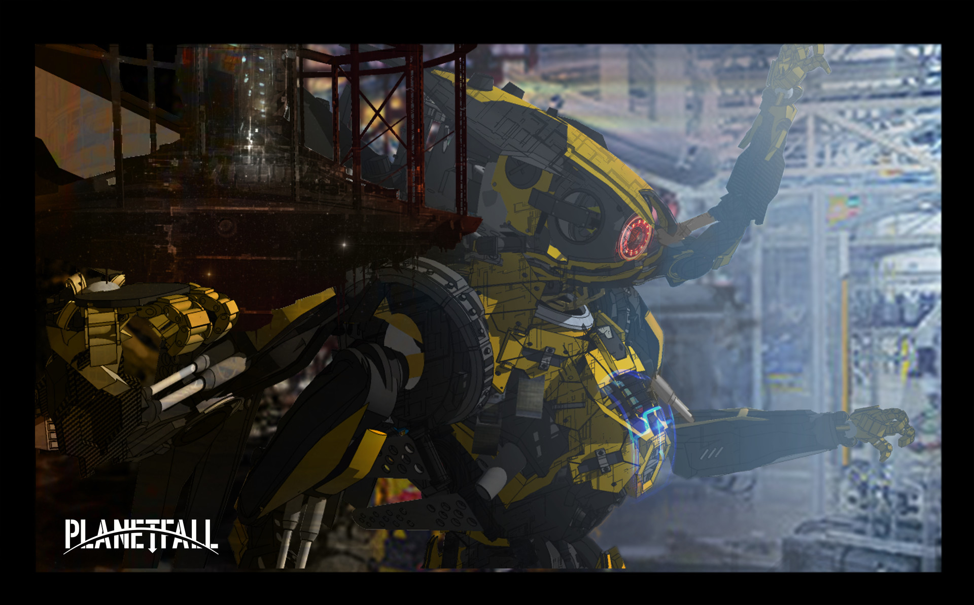 ArtStation - PLANETFALL - WASP QUEEN MECH