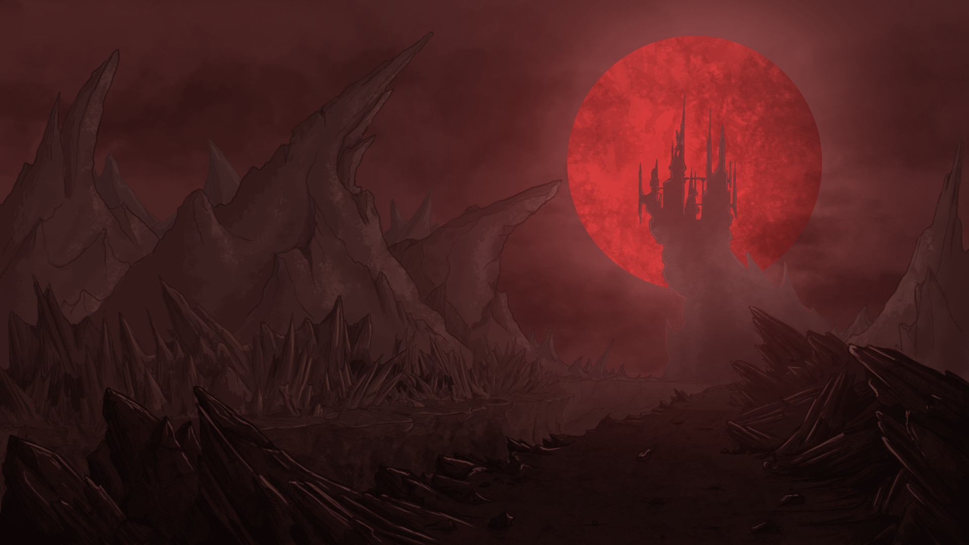 dracula theme wallpaper