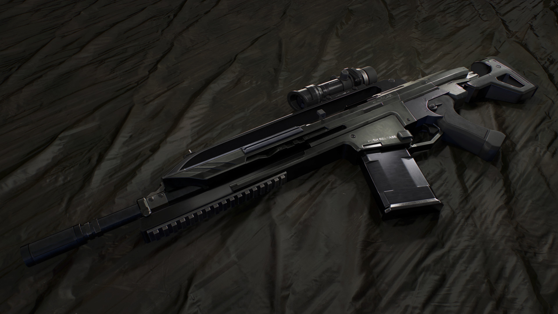 ArtStation - Crysis Scar Rifle FanArt