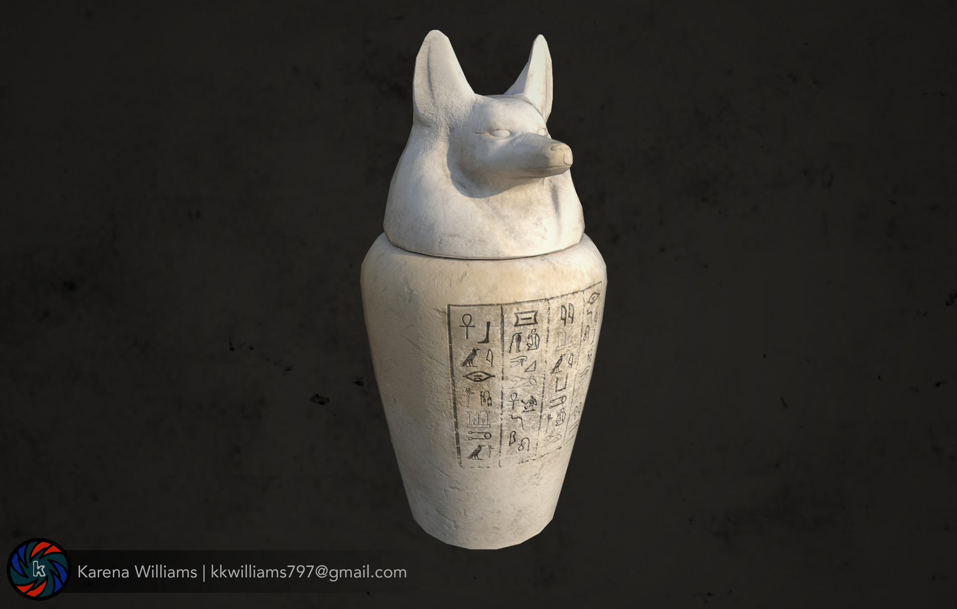 canopic jars jackal