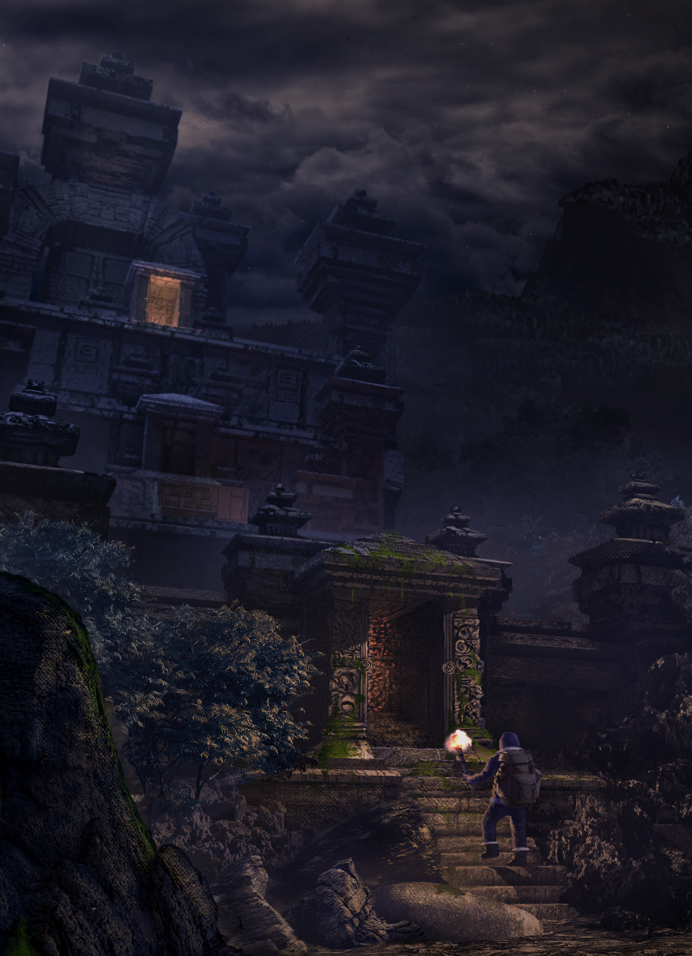 ArtStation - Exploring Temple