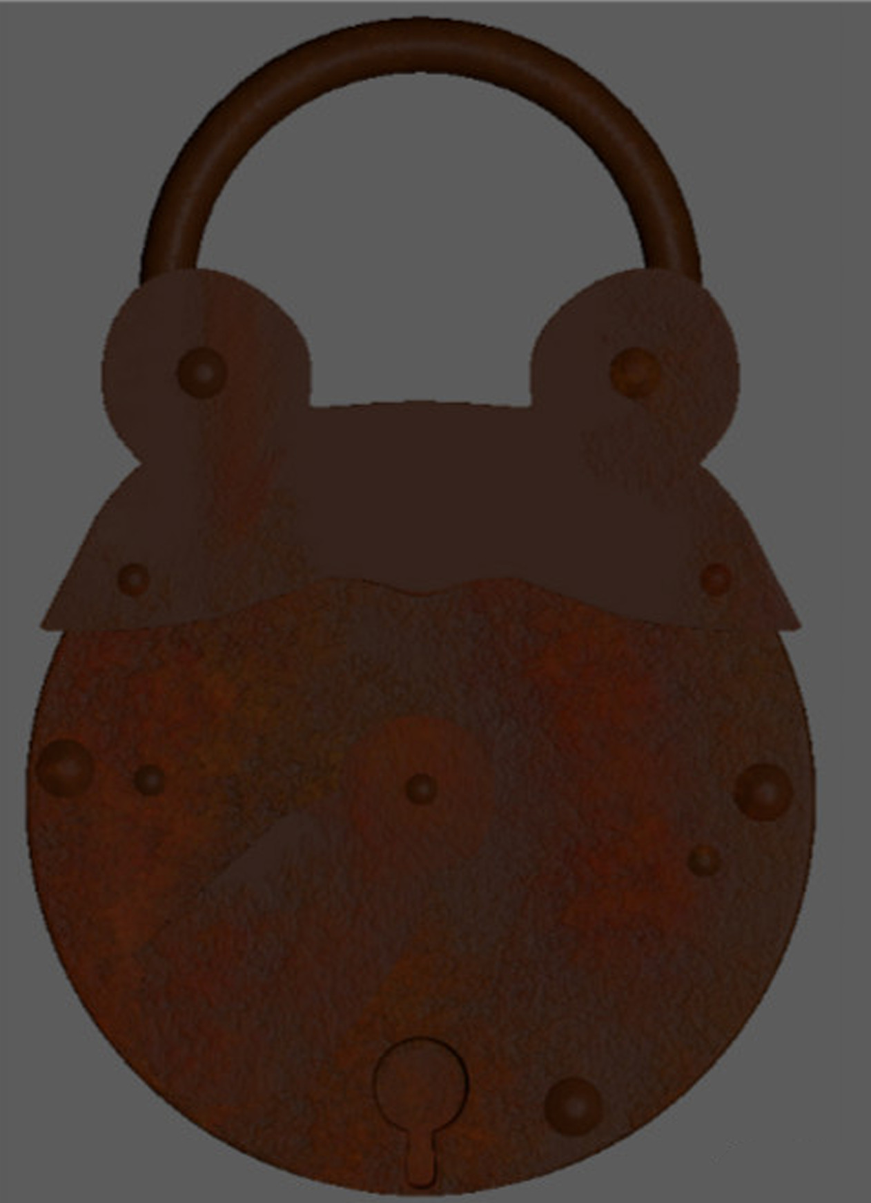 ArtStation - Rusted Lock