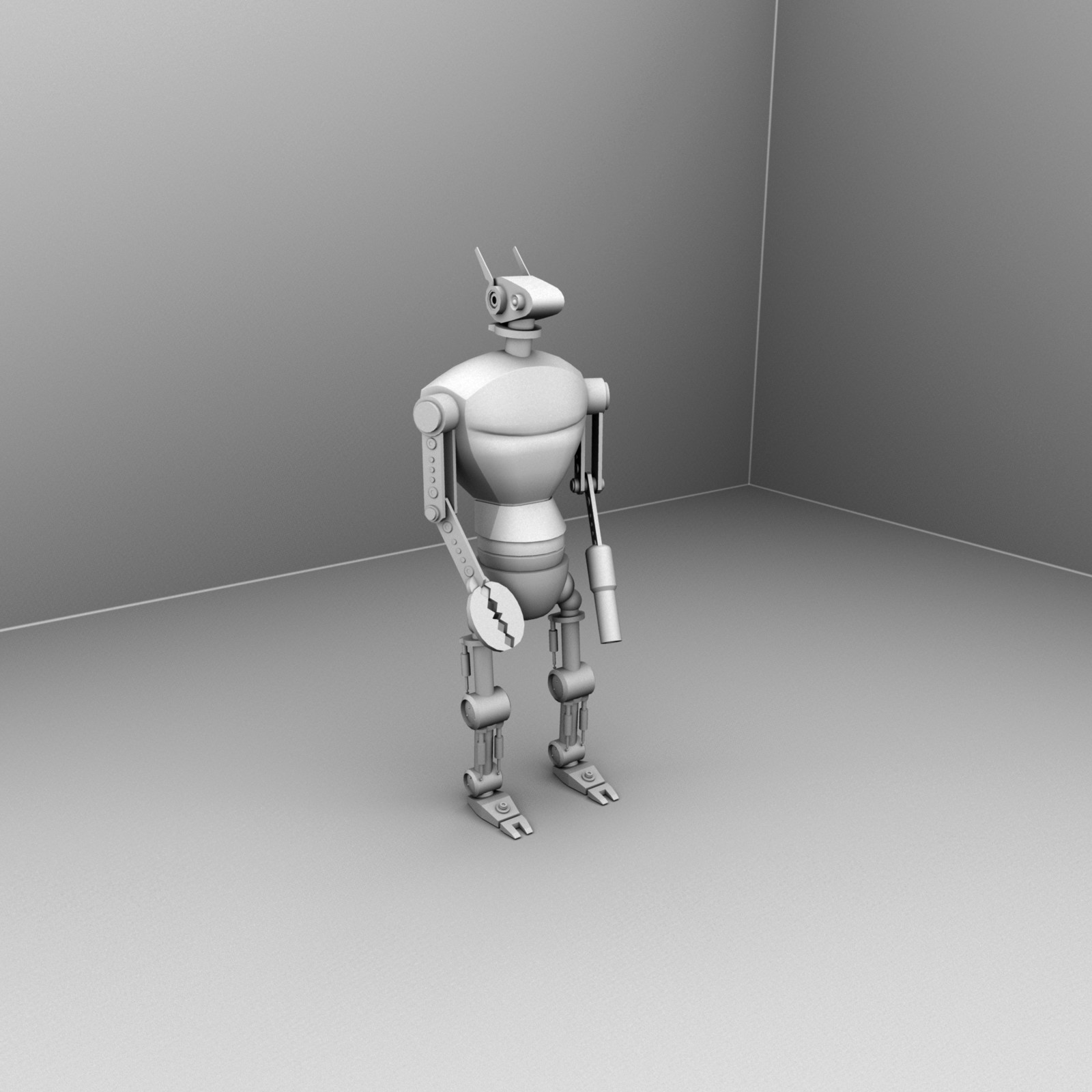 Akshat Jain - Robot 3D Model