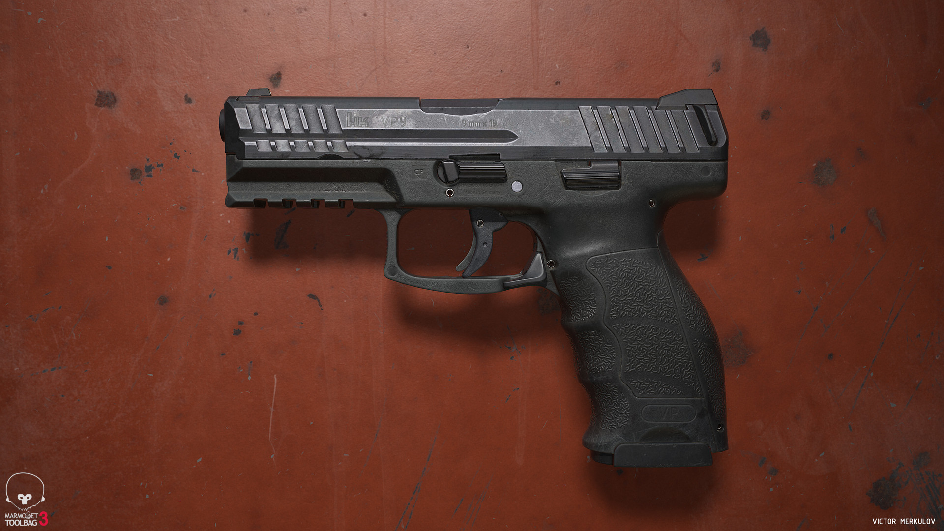 ArtStation - VP9 pistol