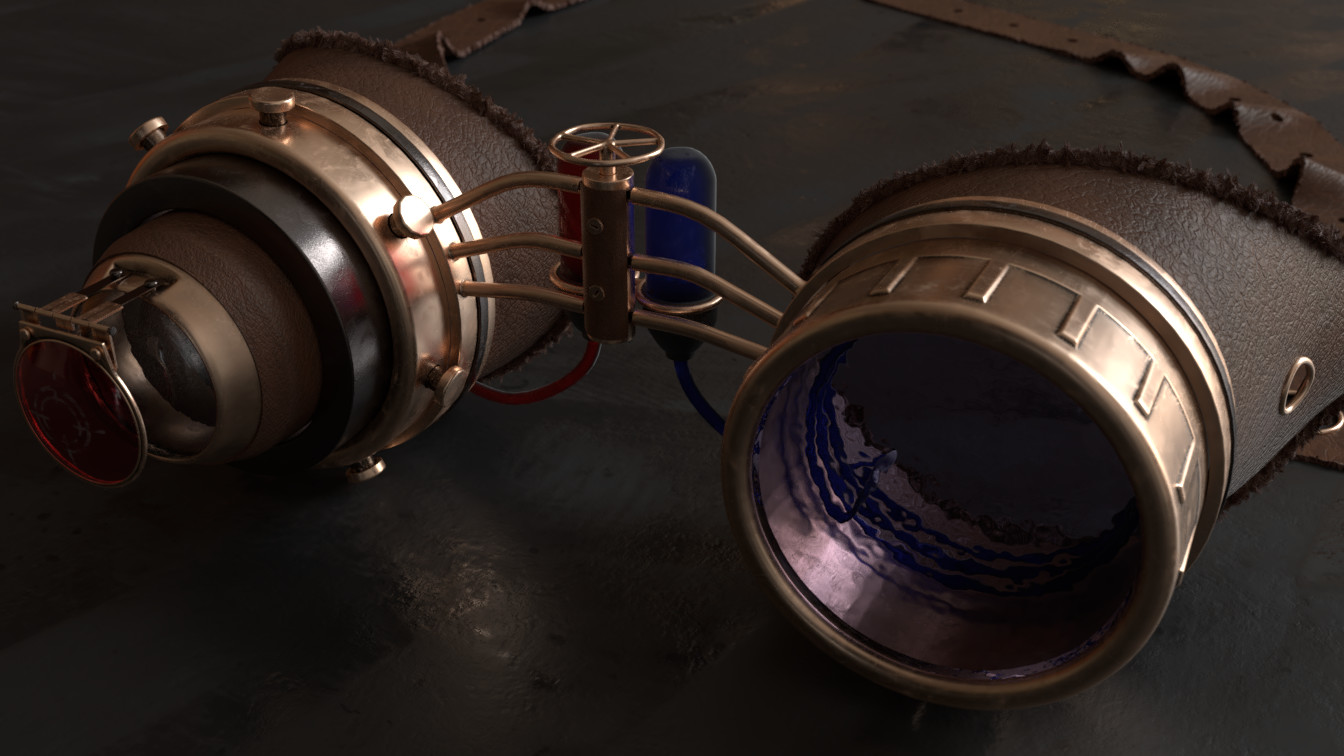 ArtStation - Steampunk goggles