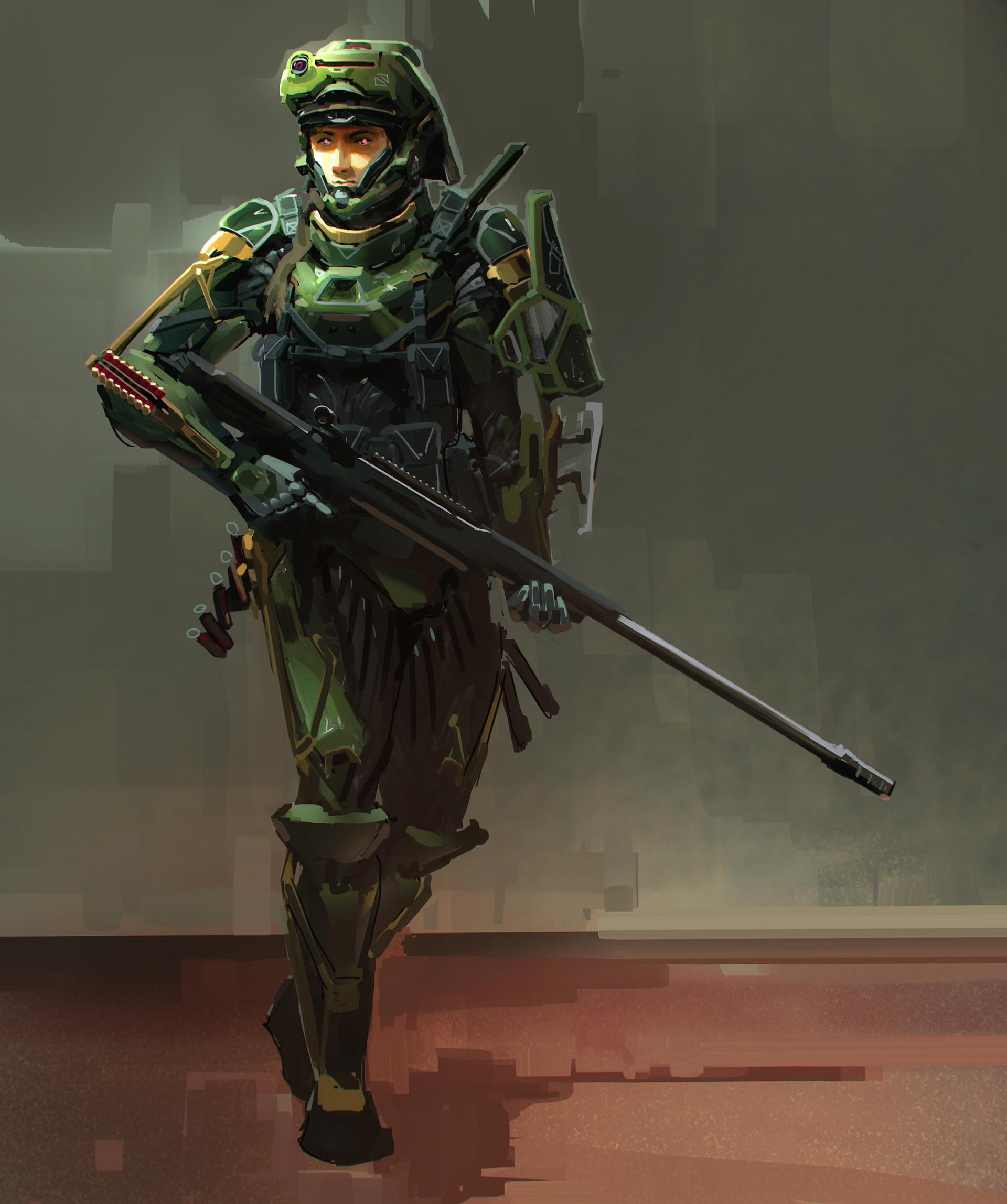 Garrett Post - Senior Concept Artist - Fury Human Armor