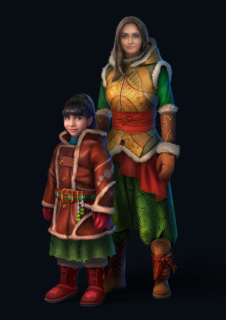 ArtStation - Some hopa characters