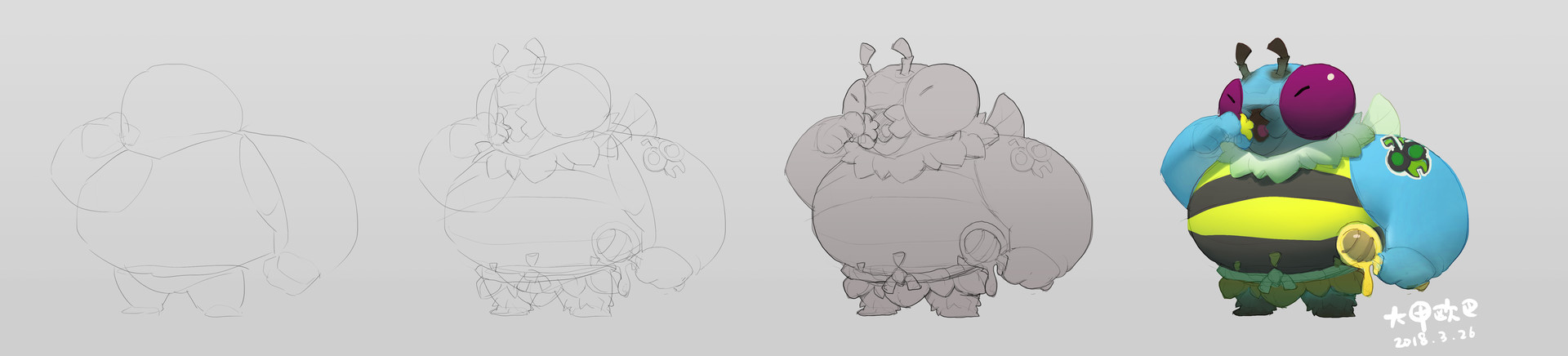 ArtStation - Fat Bee