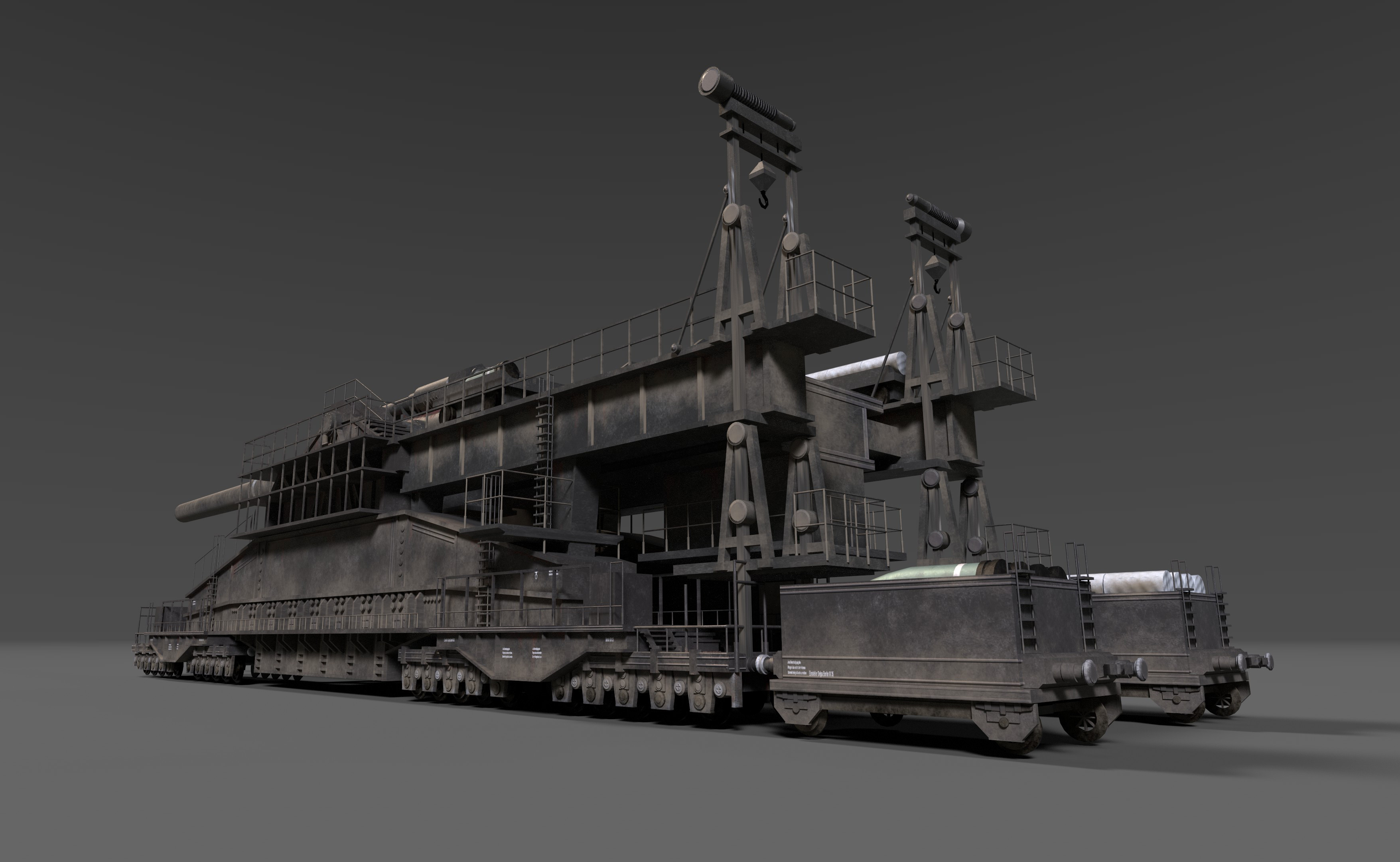 Wu-Gene Hong - Schwerer Gustav Railway Gun
