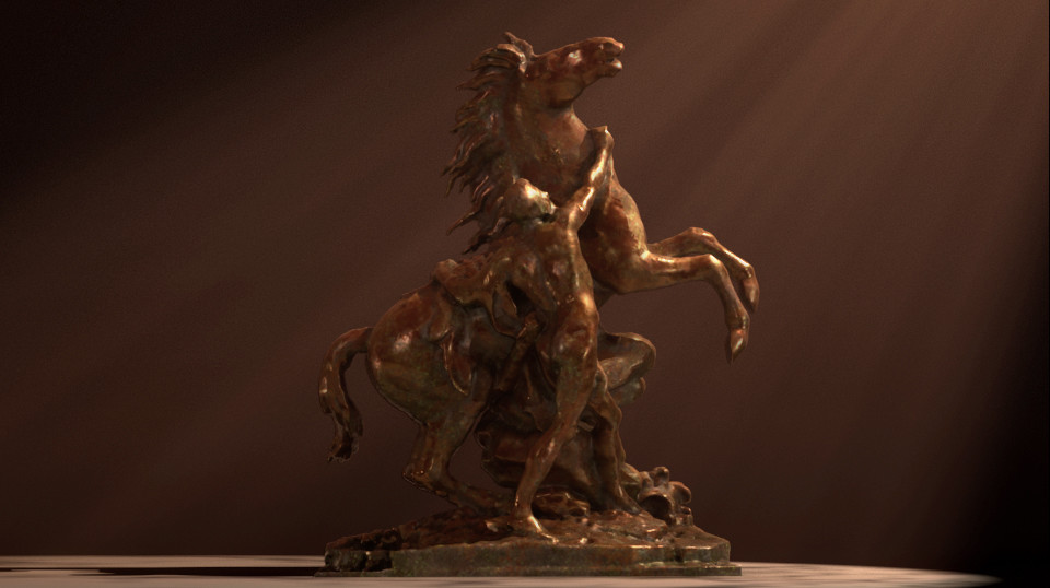 ArtStation - Statue Lighting Exercise