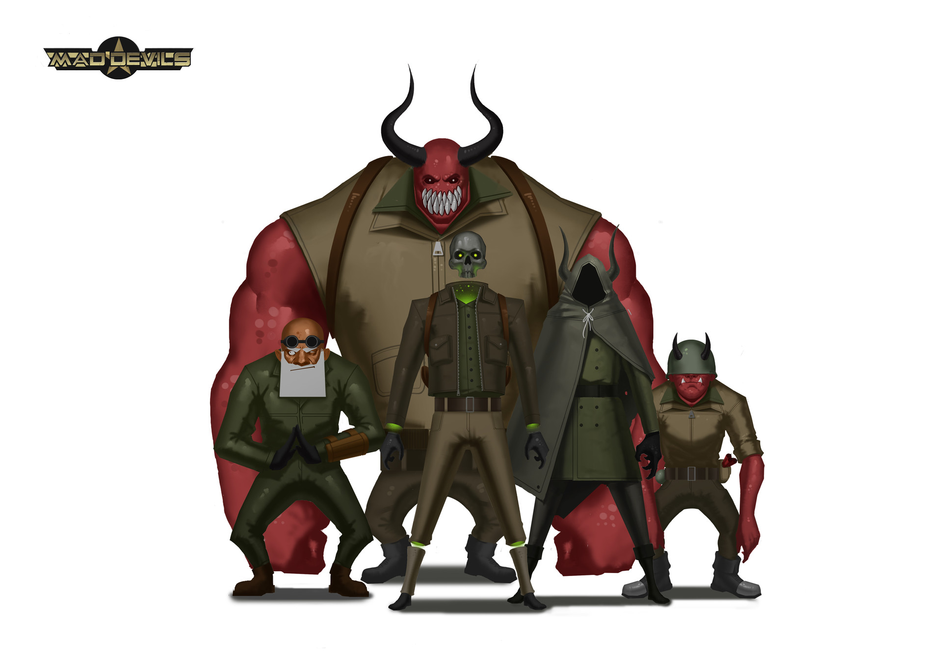ArtStation - Mad Devils - Group Shot