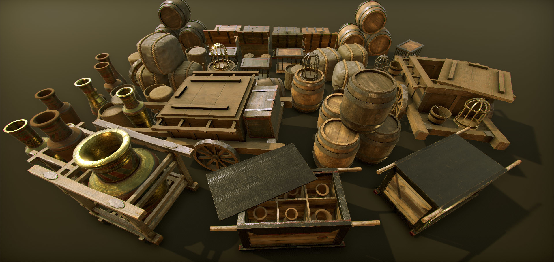 Alexander Dudin - Medieval props