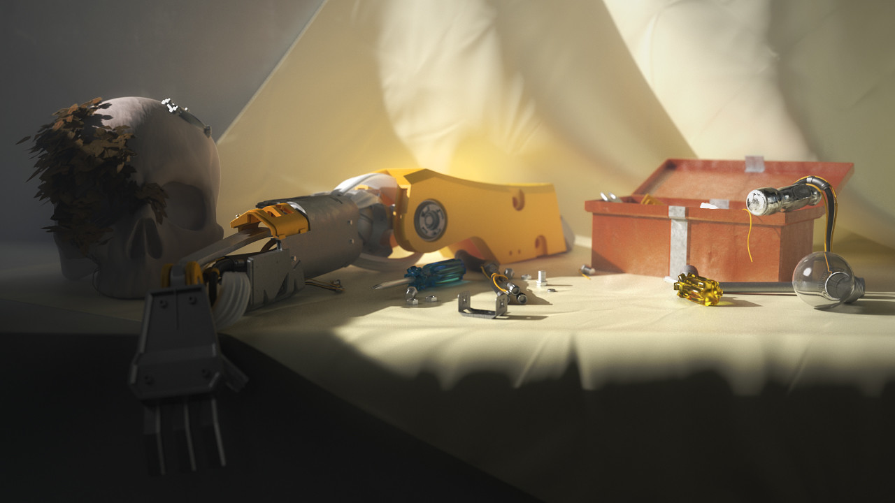 ArtStation - "M11" - Rendering practice