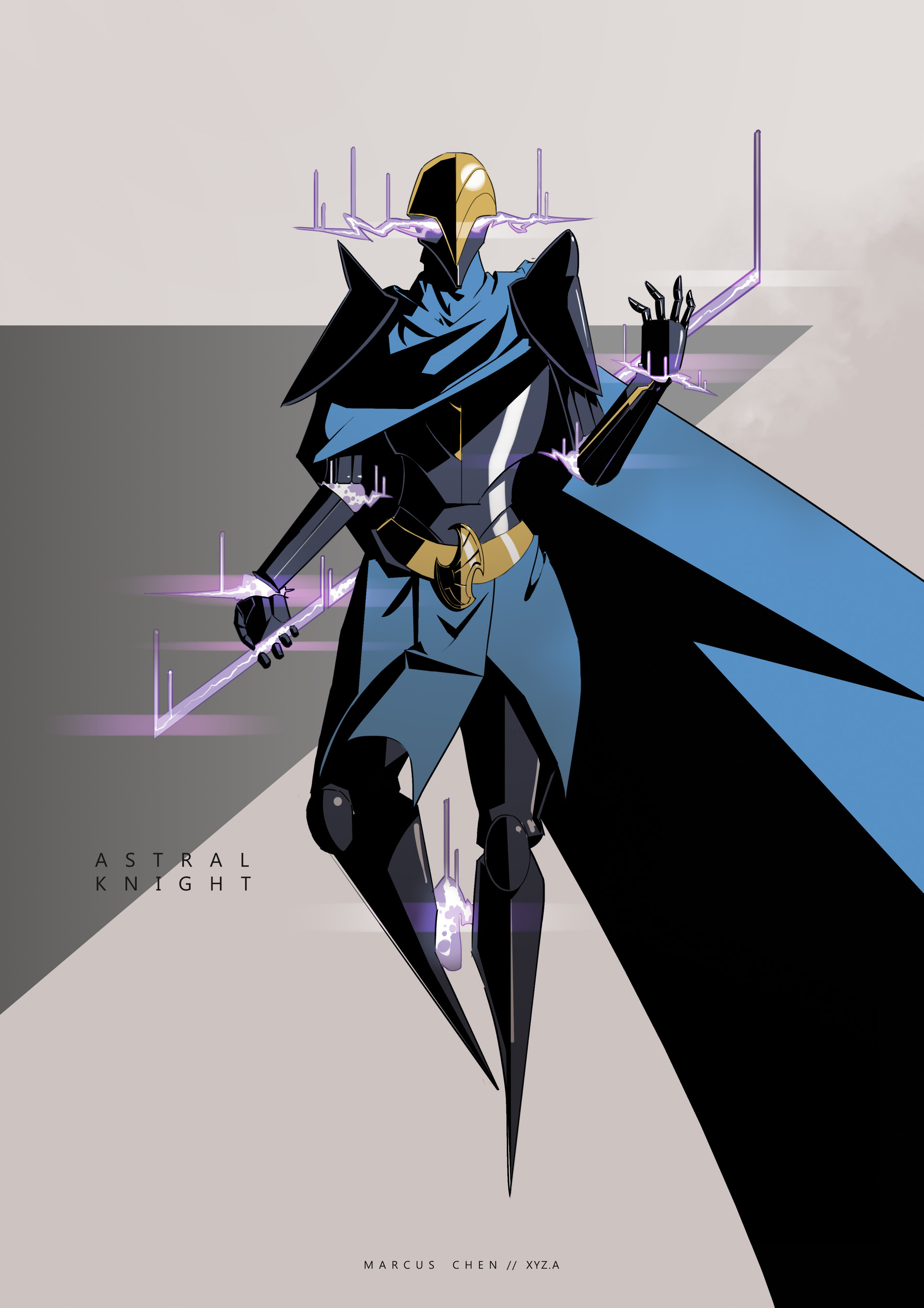ArtStation - Celestial Turmoil // Astral Knight