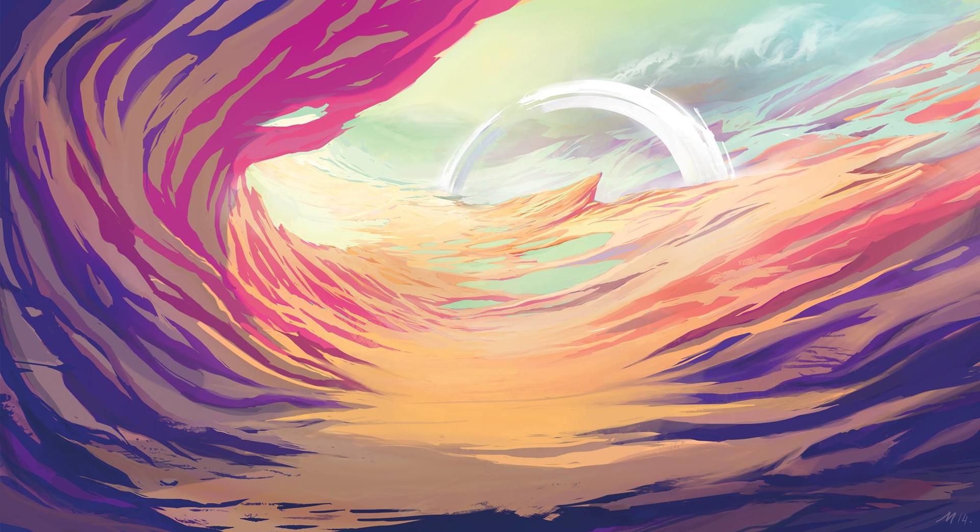 ArtStation - Some strange landscape