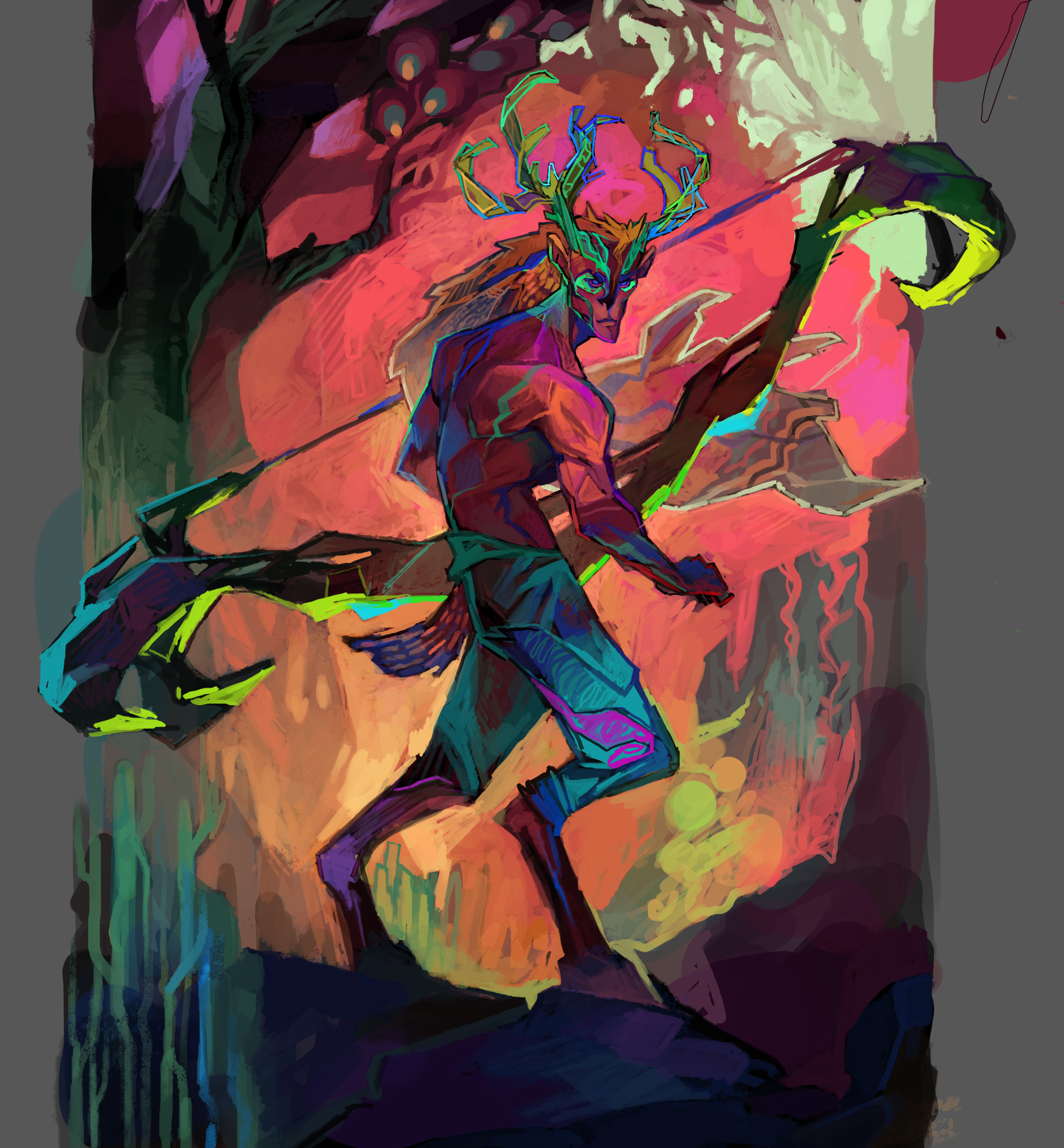 ArtStation - Deer Lord