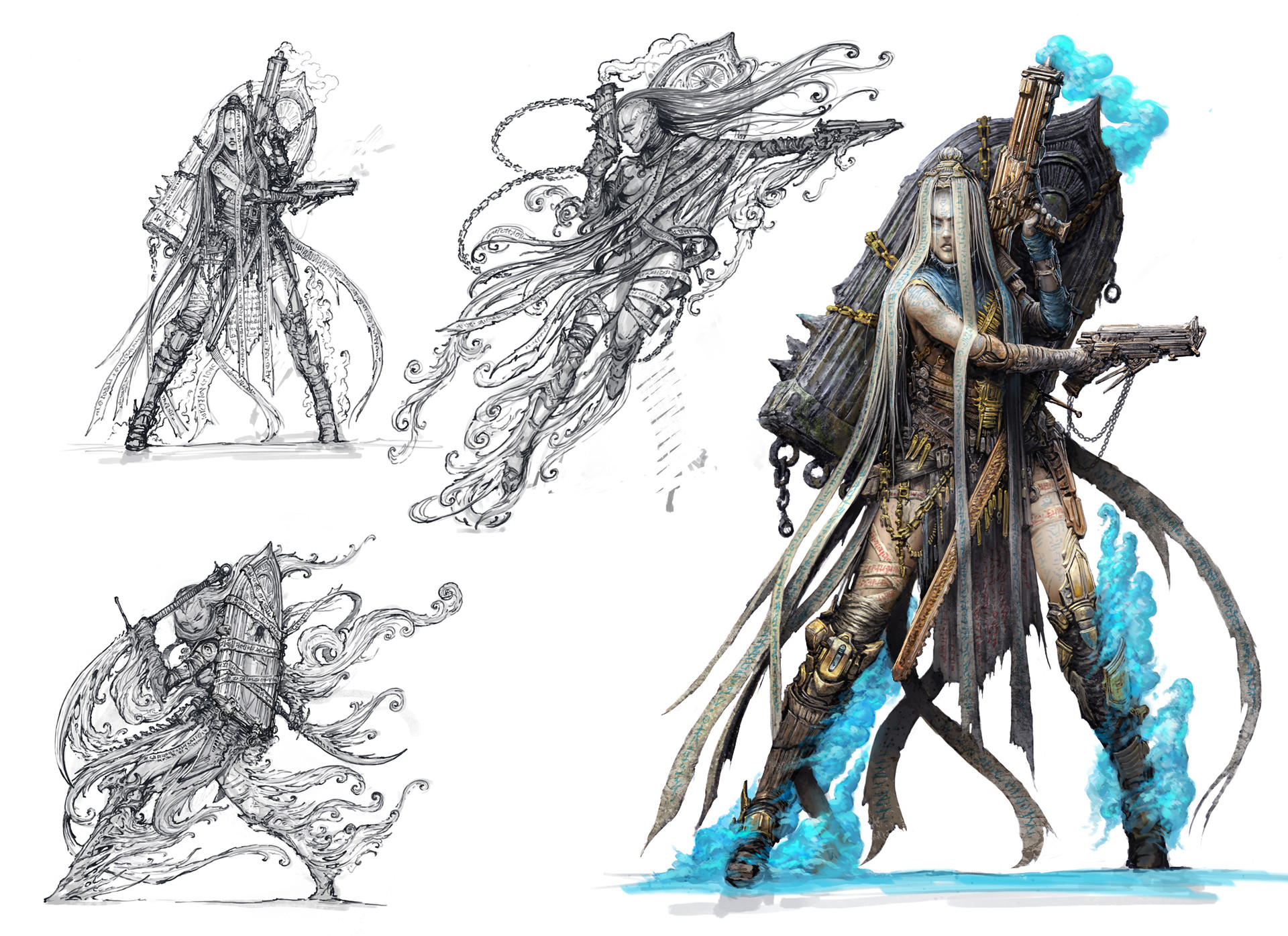 Alex Boca - Visionary concept and rough sketches