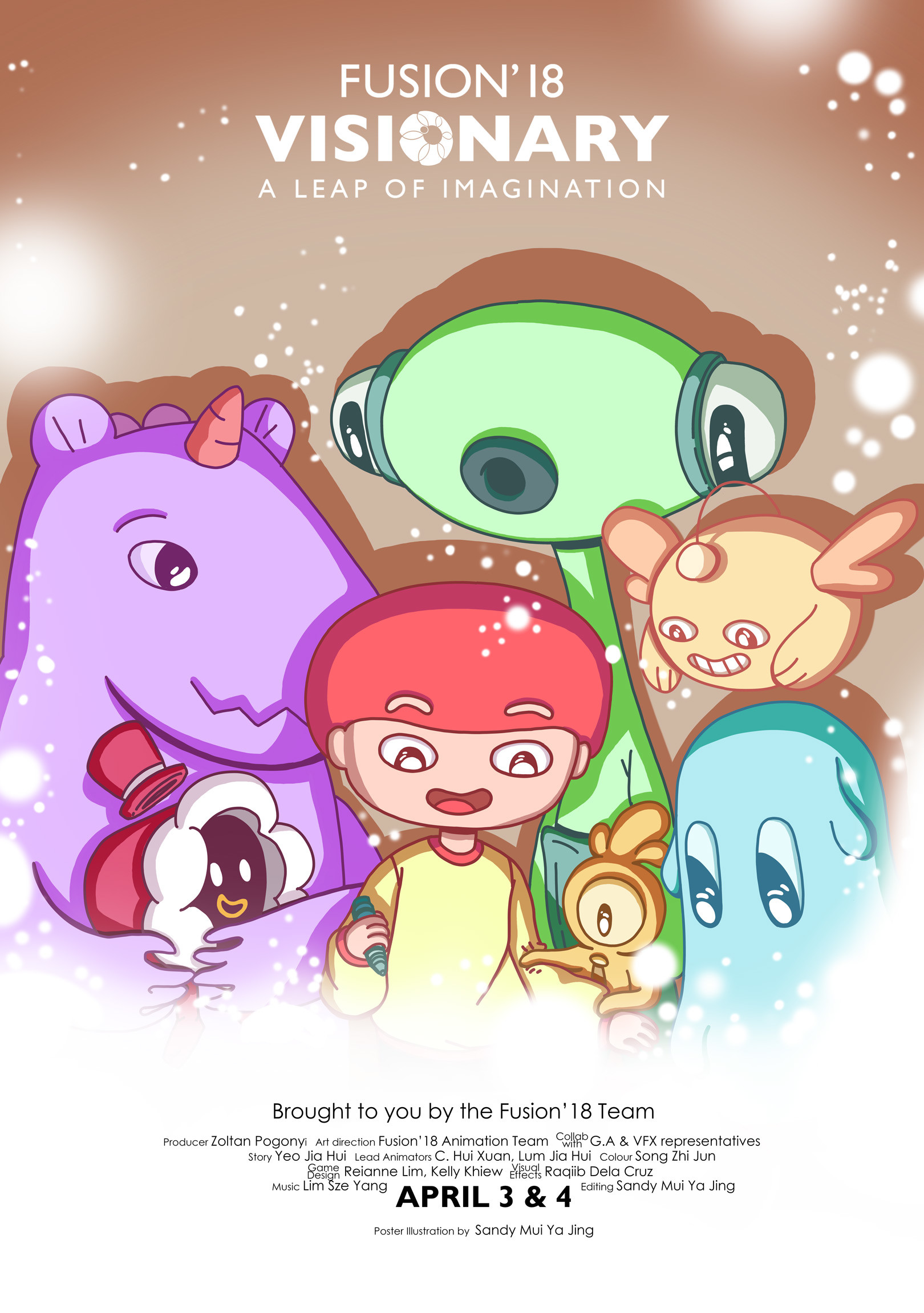 ArtStation - FUSION'18 Opener Clip Poster