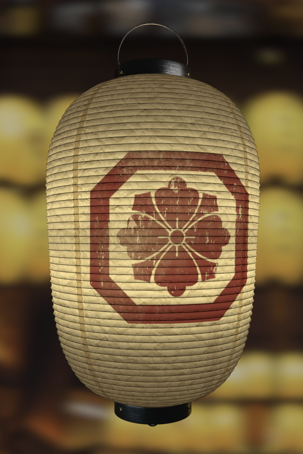 Daniel Tkachenko's Design Portfolio - Japanese paper lantern (Chochin)