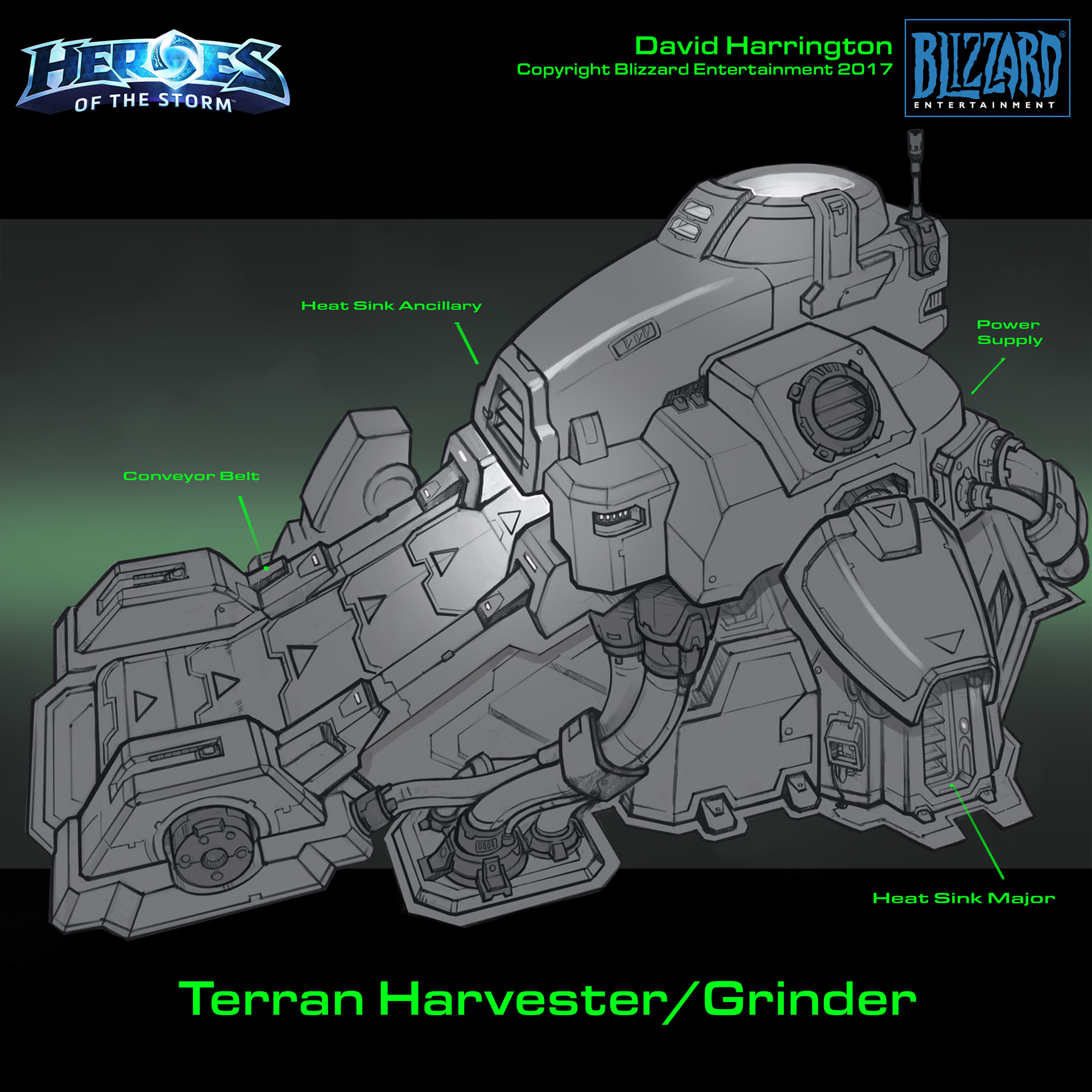 ArtStation - Warhead Junction - Harvester Structure Concept Art ...