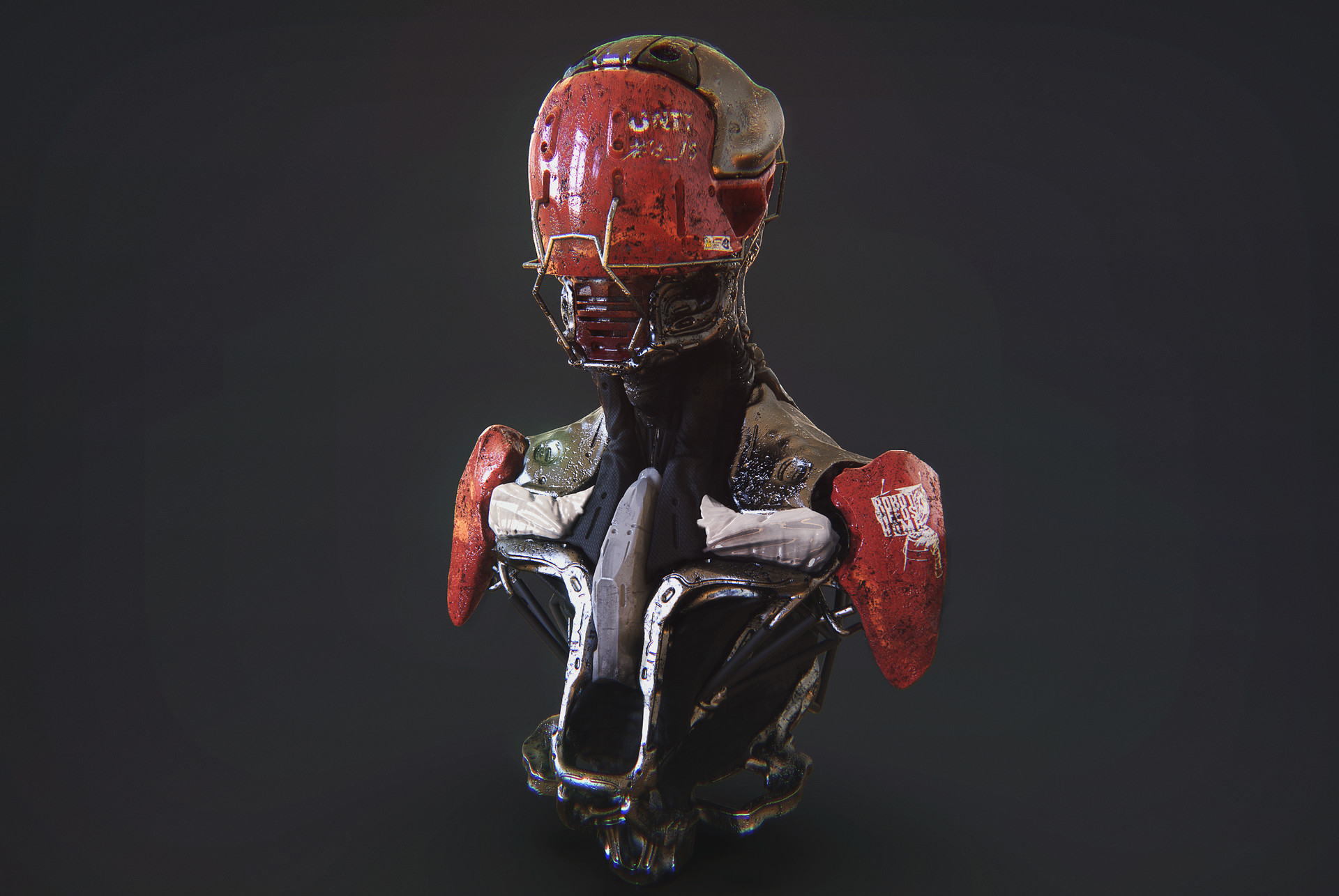 ArtStation - red bot character
