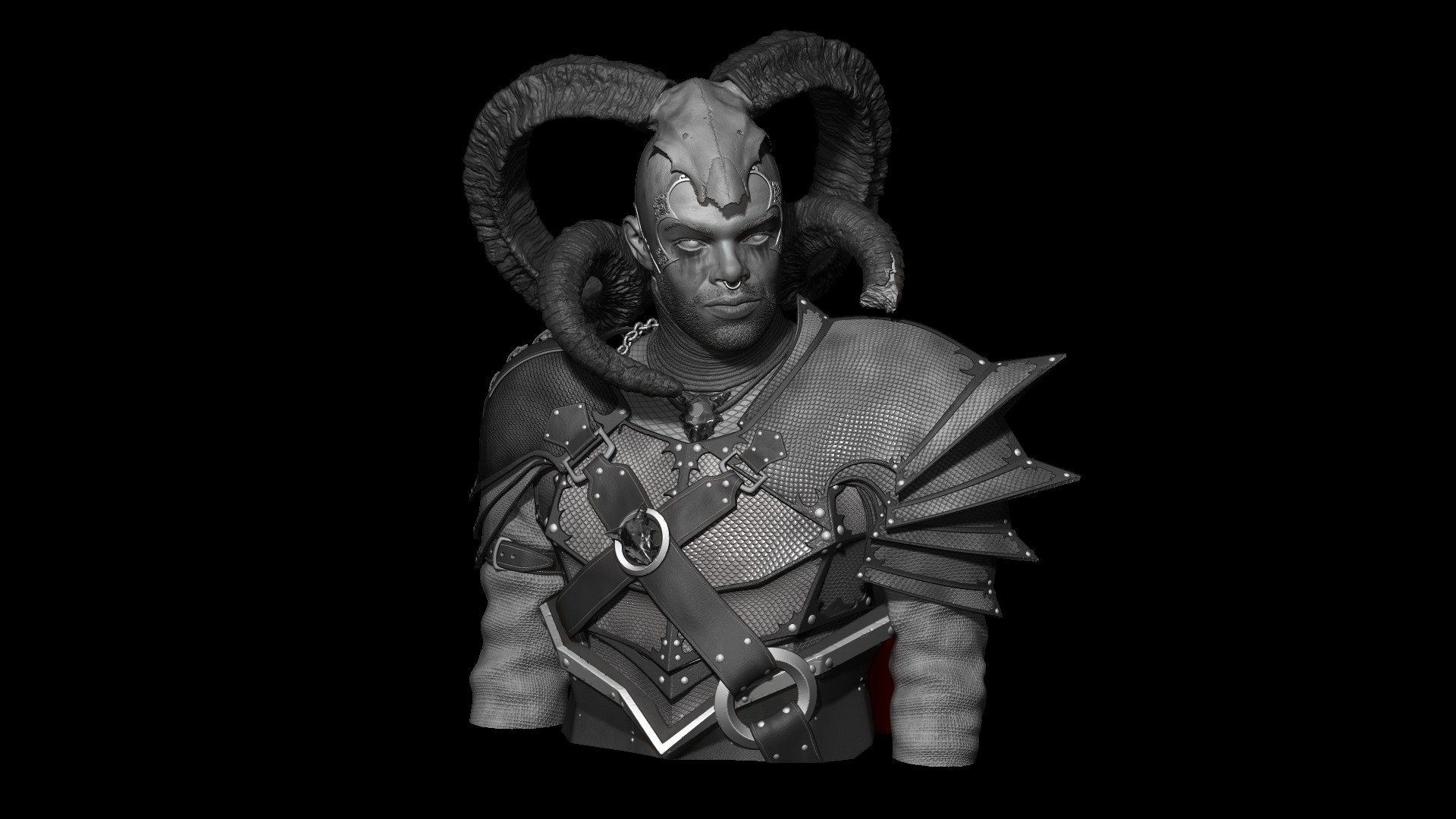 ArtStation - Ram Warrior WIP