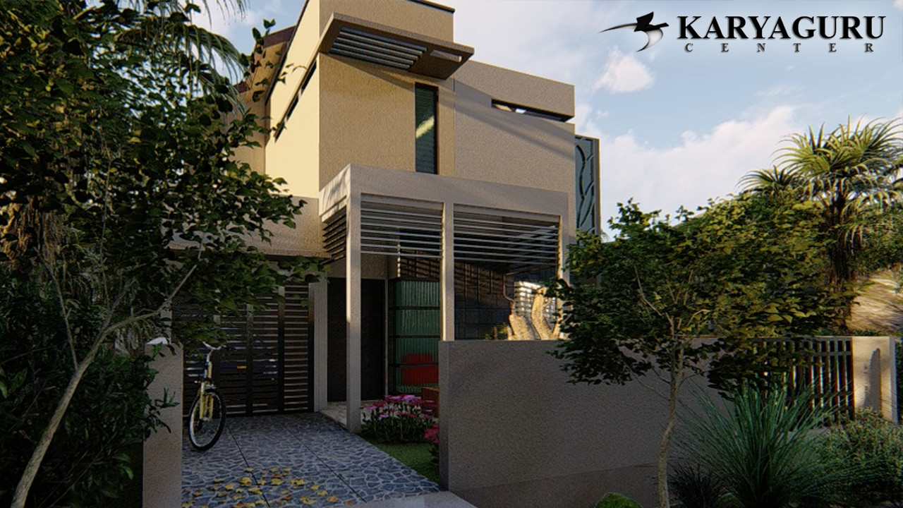 ArtStation - Clip-2 Left View "3D Animation Minimalist House Design"