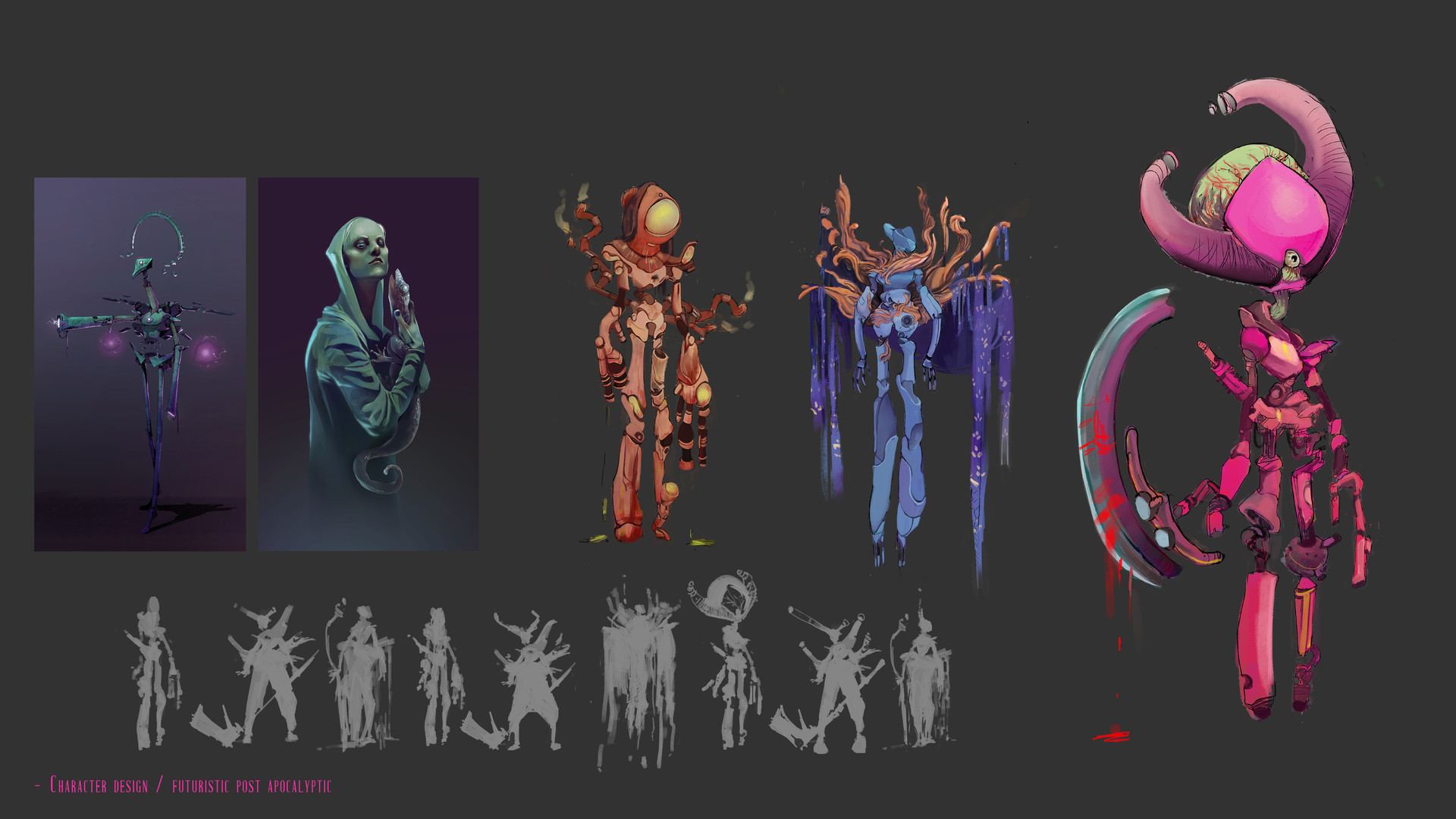 ArtStation - Post apocalyptic characters