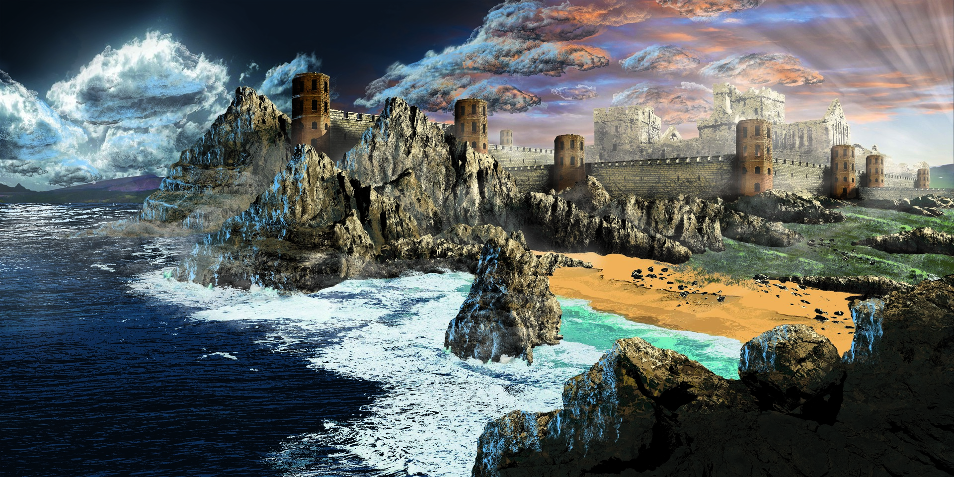 ArtStation - Coastal Fort