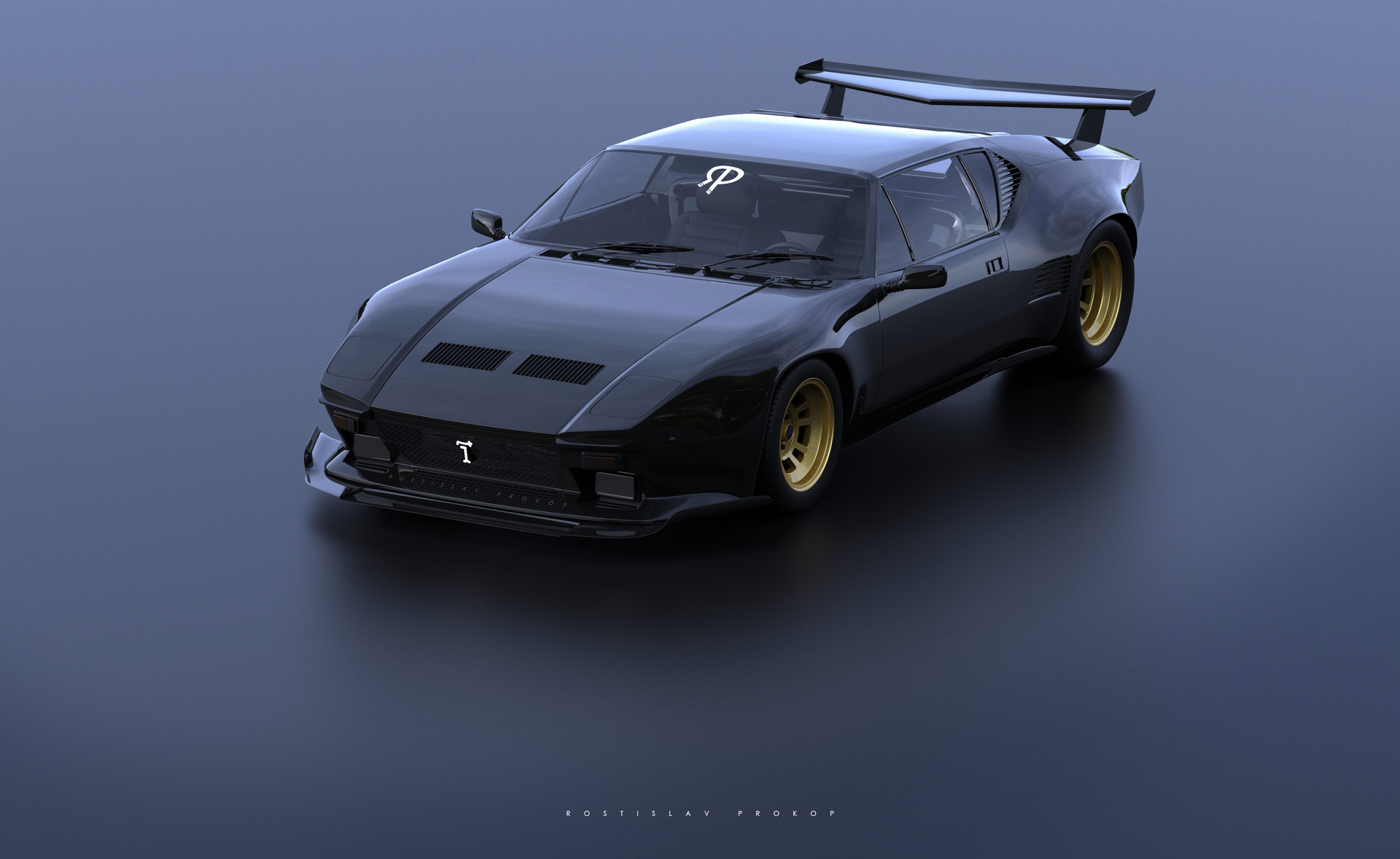 ArtStation - DeTomaso Pantera