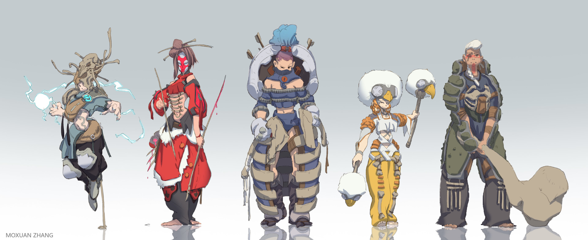 ArtStation - character line up 04