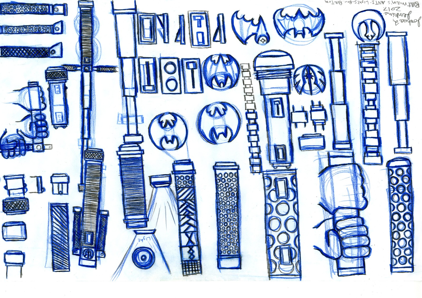 Joshua T Jenkins - Low Poly Sci-fi Space Baton Sabre