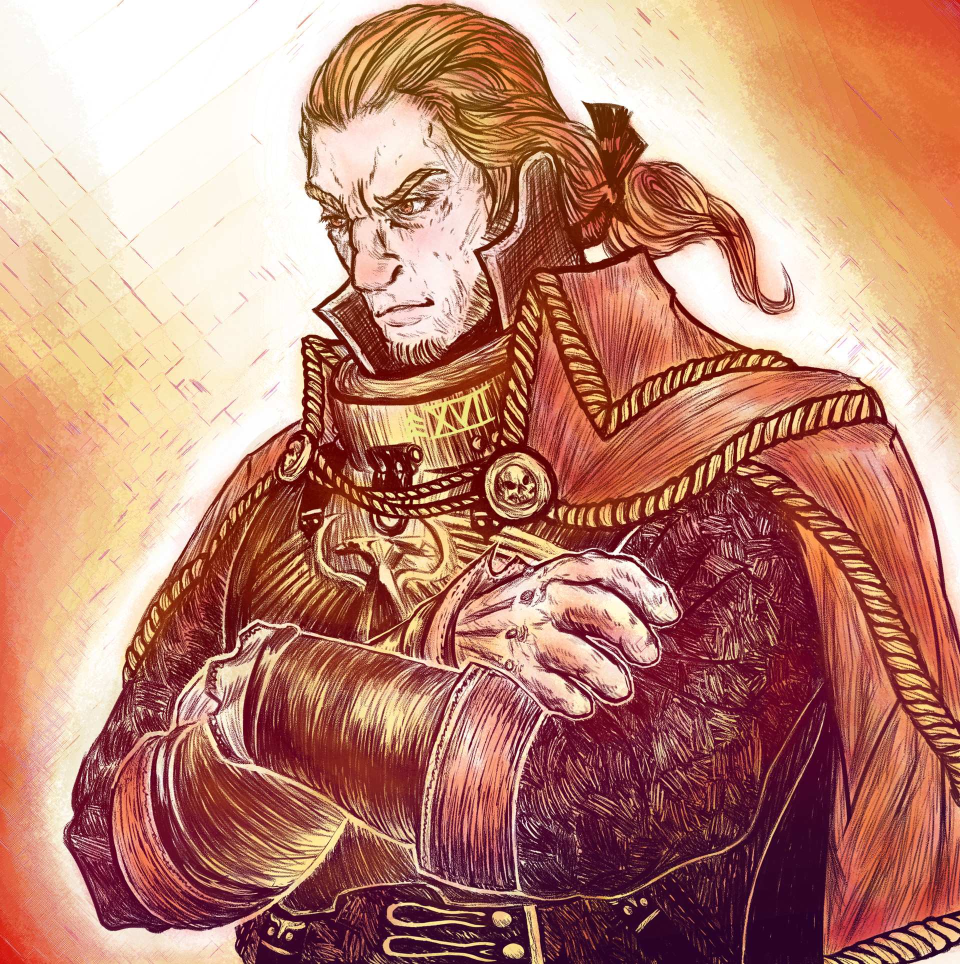 ArtStation - Highborn Sergeant - Warhammer 40k