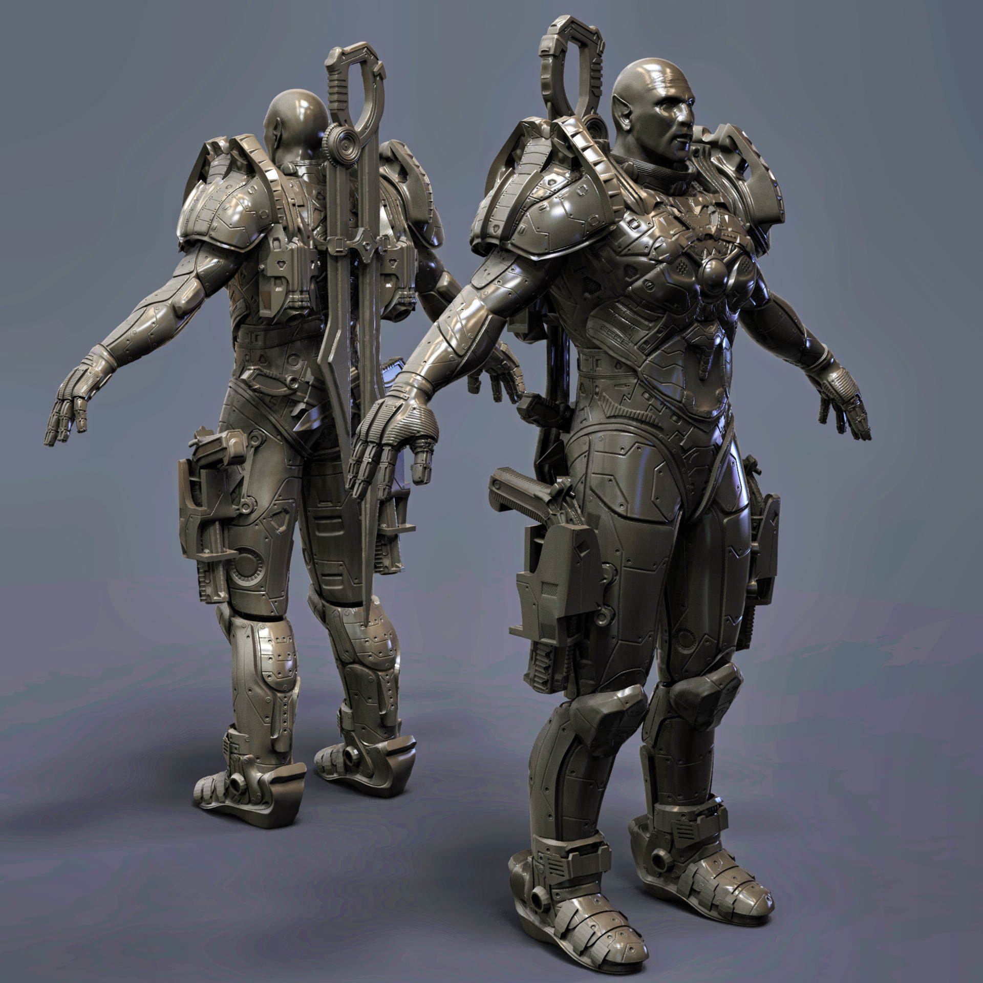 ArtStation - Sci-fi Char design