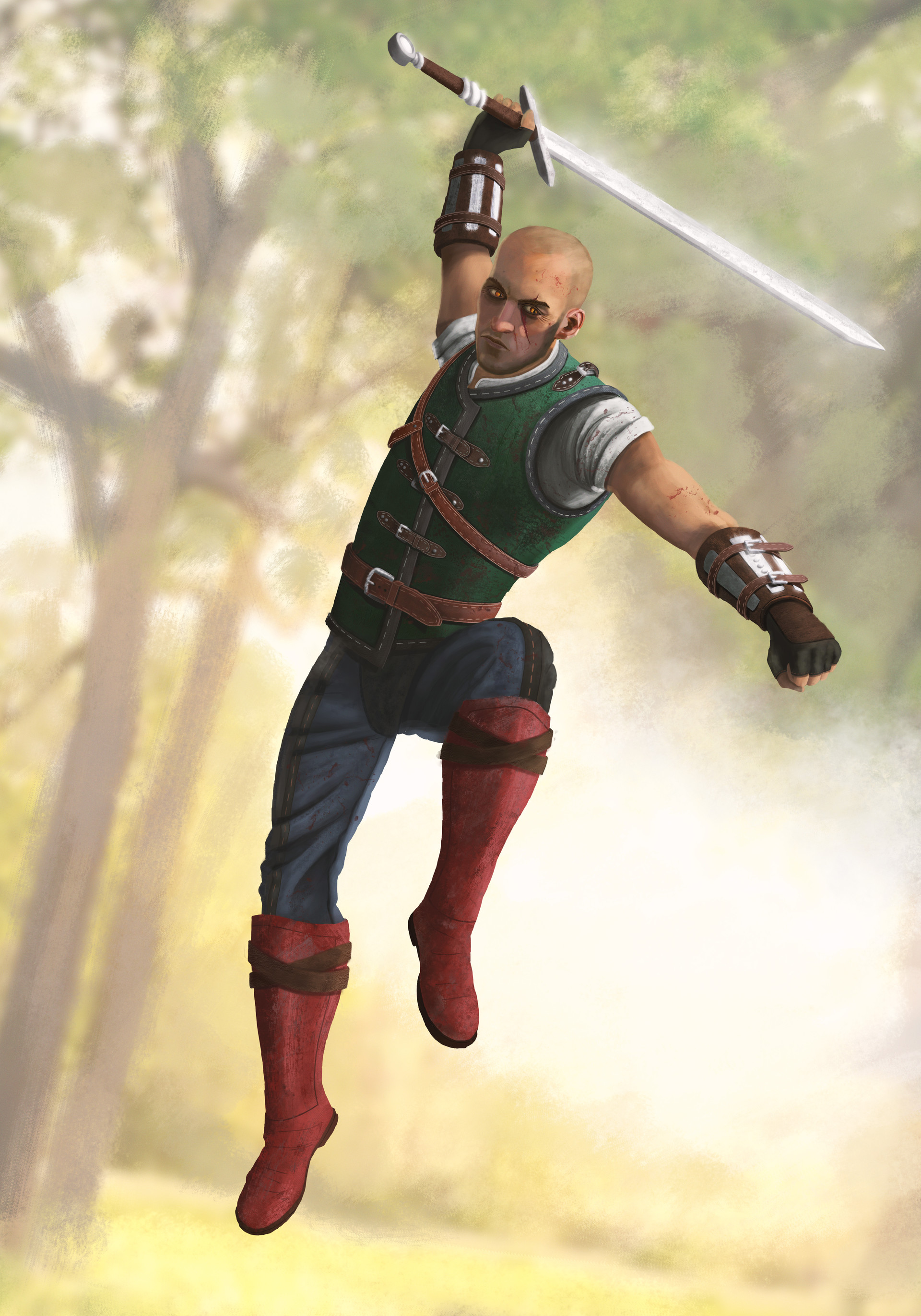 ArtStation - Gaetan - Gwent Card artwork