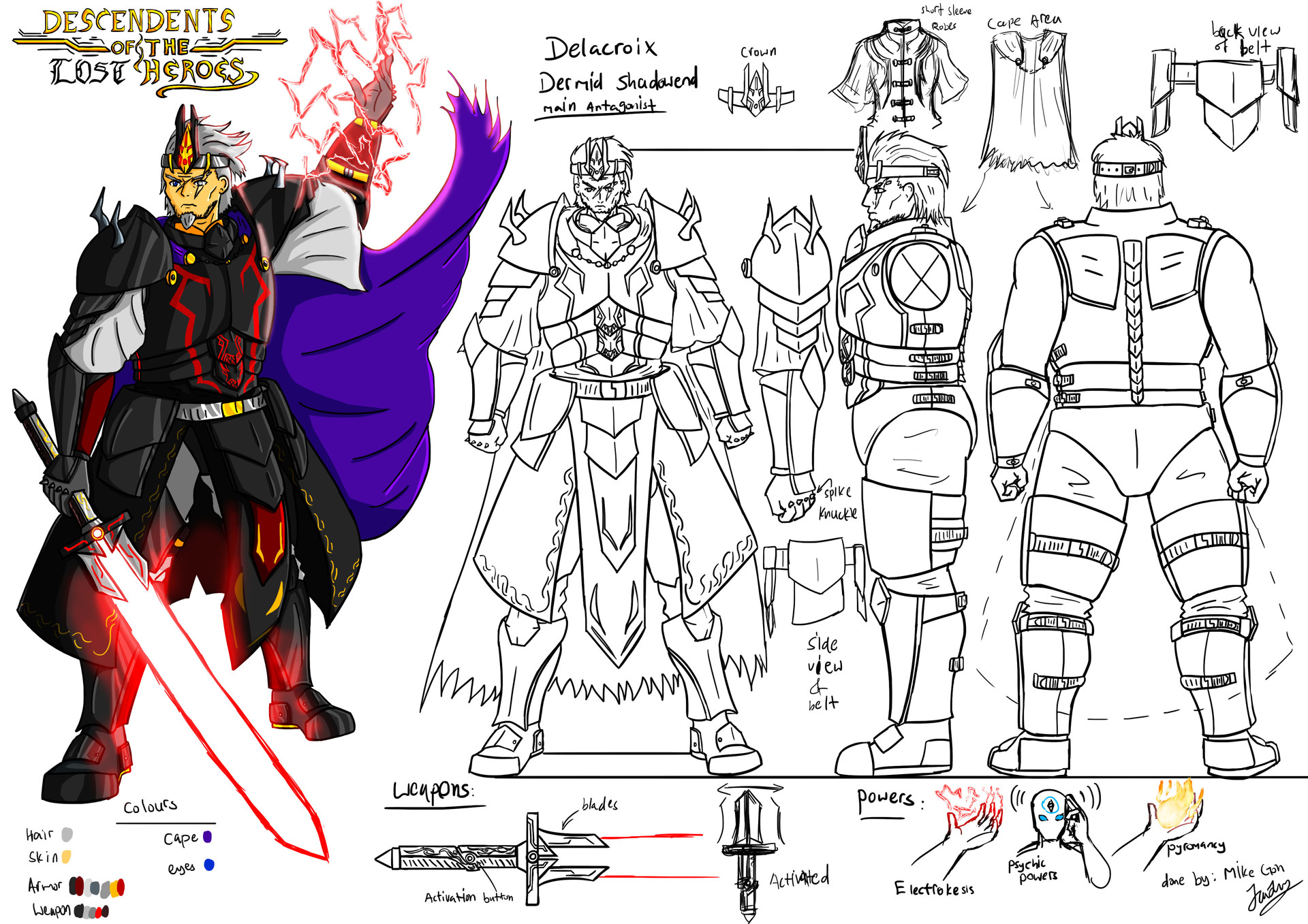 ArtStation - Delacriox Dermid Shadowend