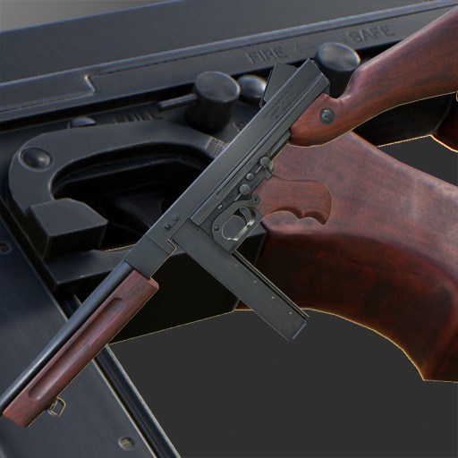 ArtStation - Thompson M1A1