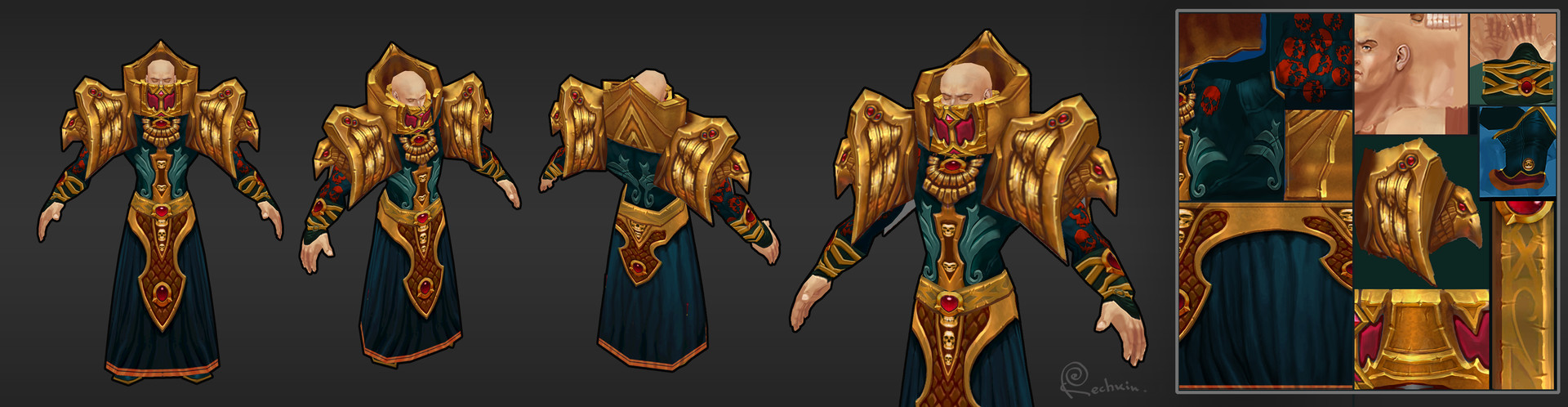 ArtStation - Tanat armor and creatures